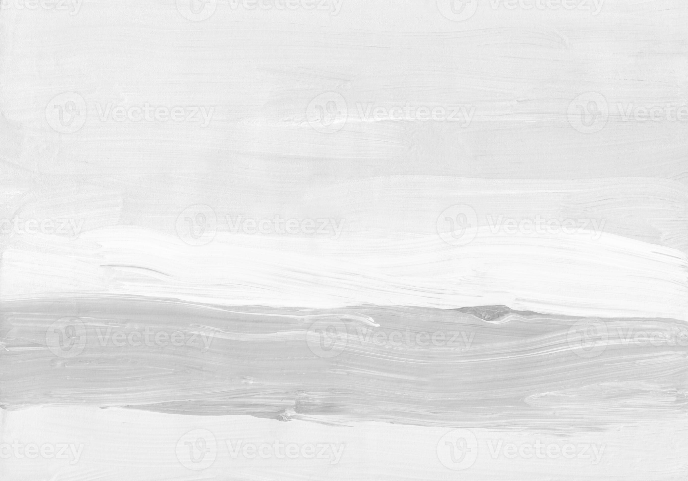 White background texture. Light monochrome backdrop. Brush strokes on ...
