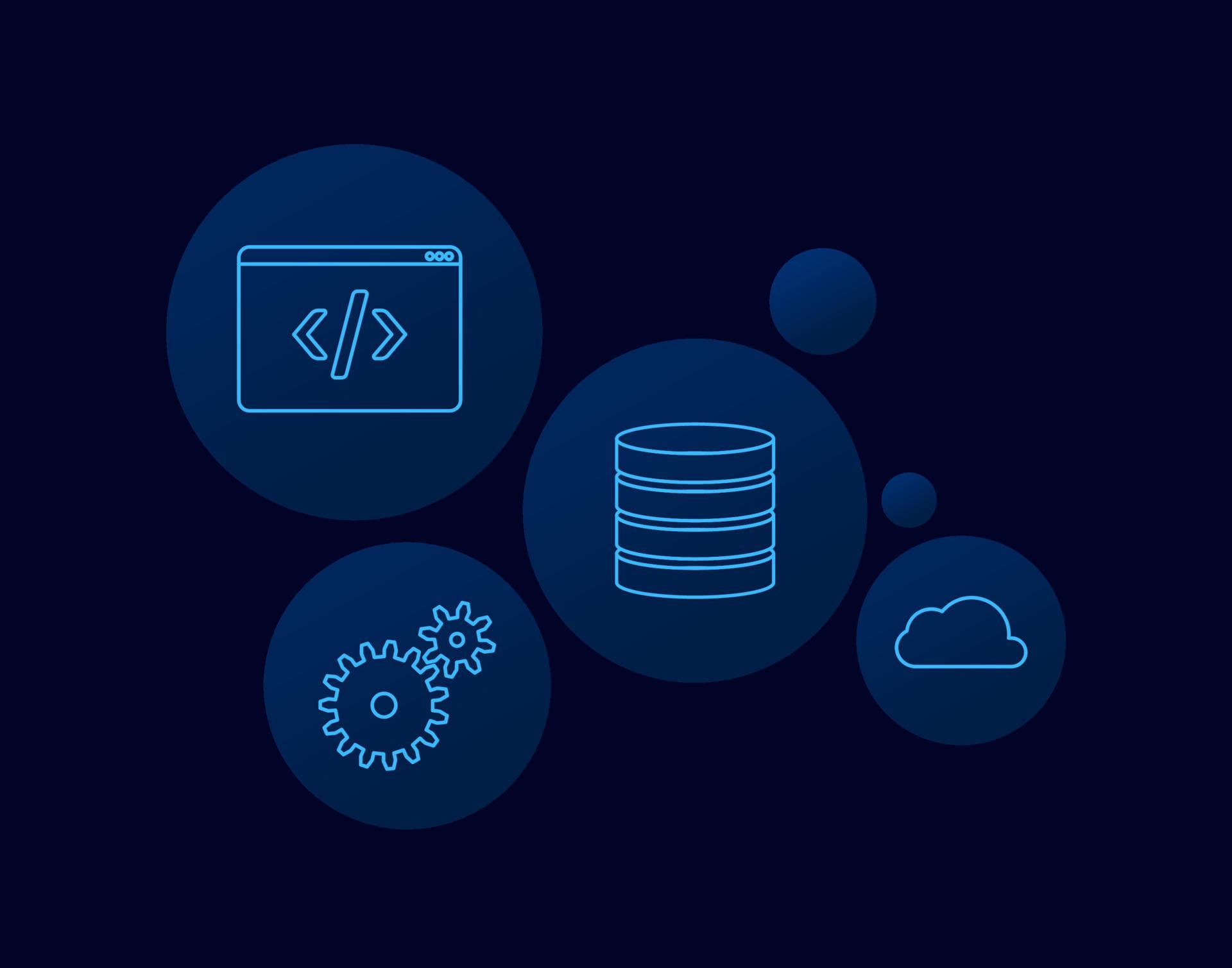 API Service Integration Back end Development Illustration Vector ... API Service Integration Back end Development Illustration Vector ...