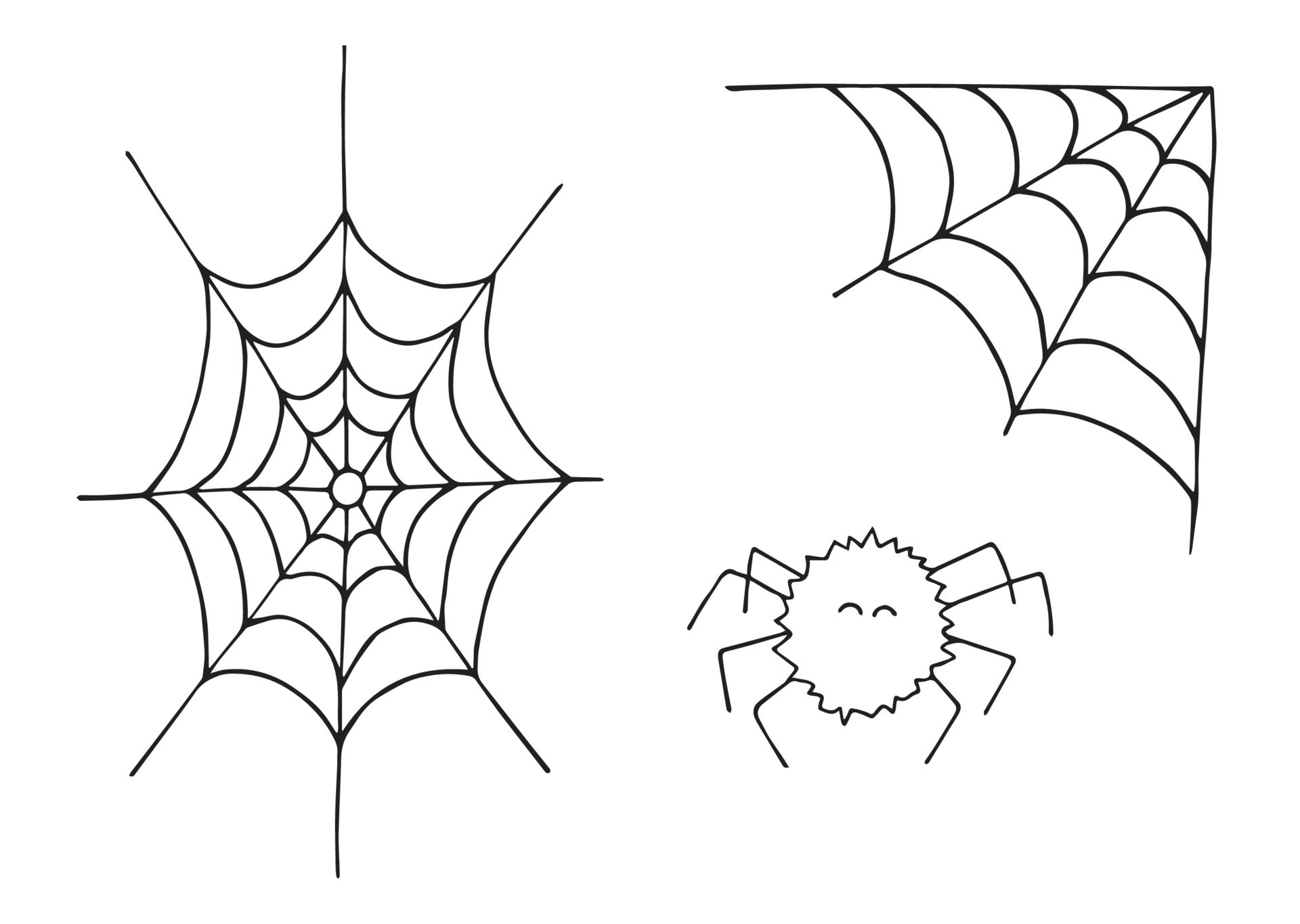 A Cute Little Spider In Its Web The Concept Of The Halloween Holiday The Character Is A Spider