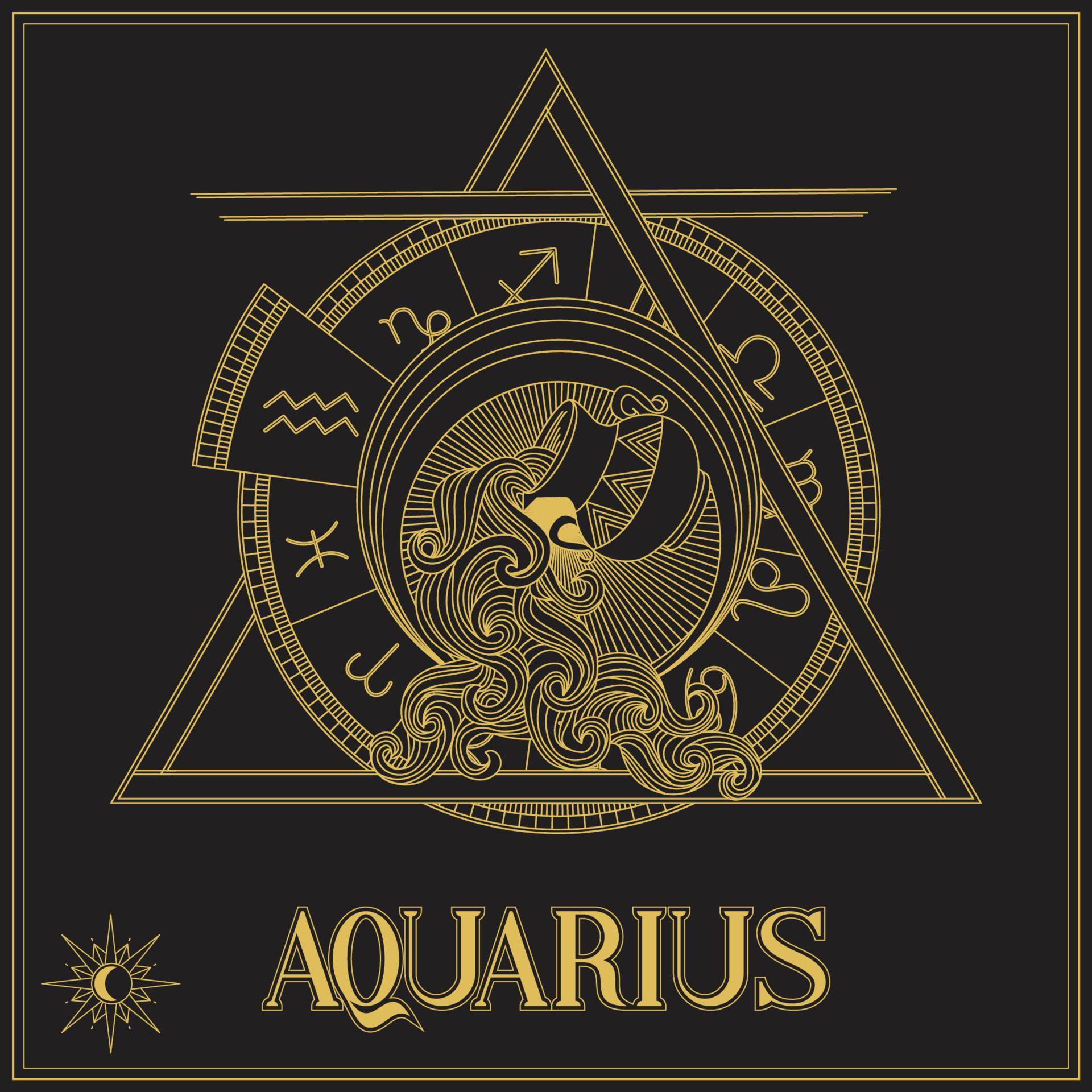 Gold Aquarius Zodiac sign 11709874 Vector Art at Vecteezy Gold Aquarius Zodiac sign 11709874 Vector Art at Vecteezy
