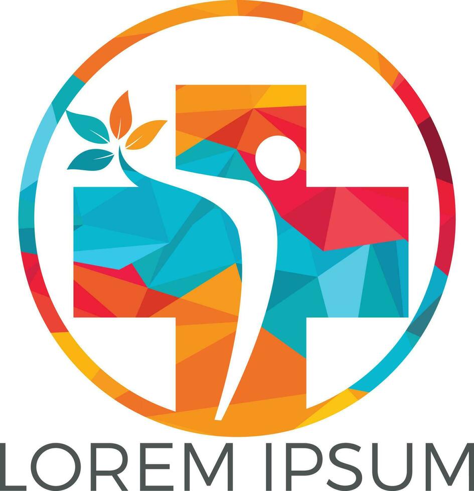 Abstract Medical Vector Logo Design Illustration Design Of Logotype