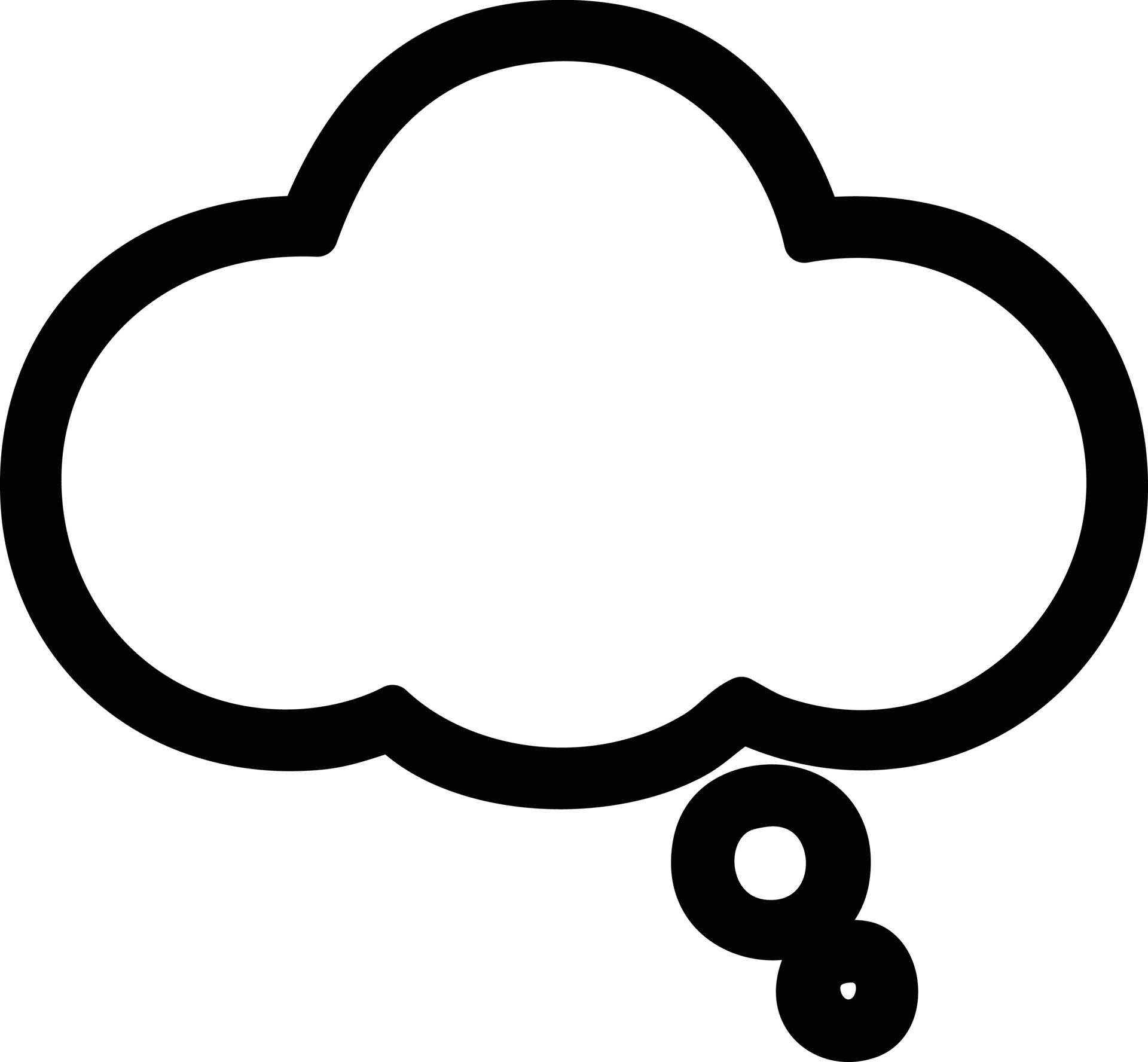 thought bubble icon 11712636 Vector Art at Vecteezy