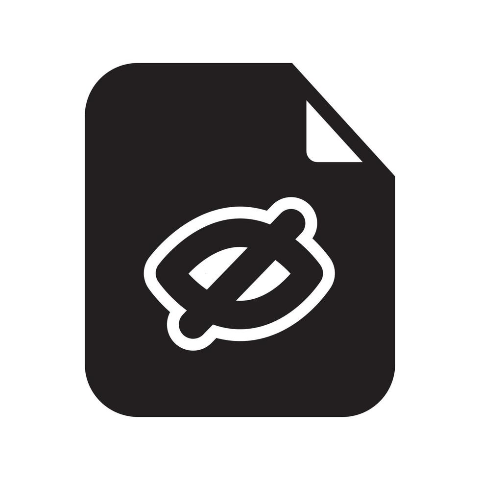 Hidden Files Icon Solid Style 11713499 Vector Art at Vecteezy