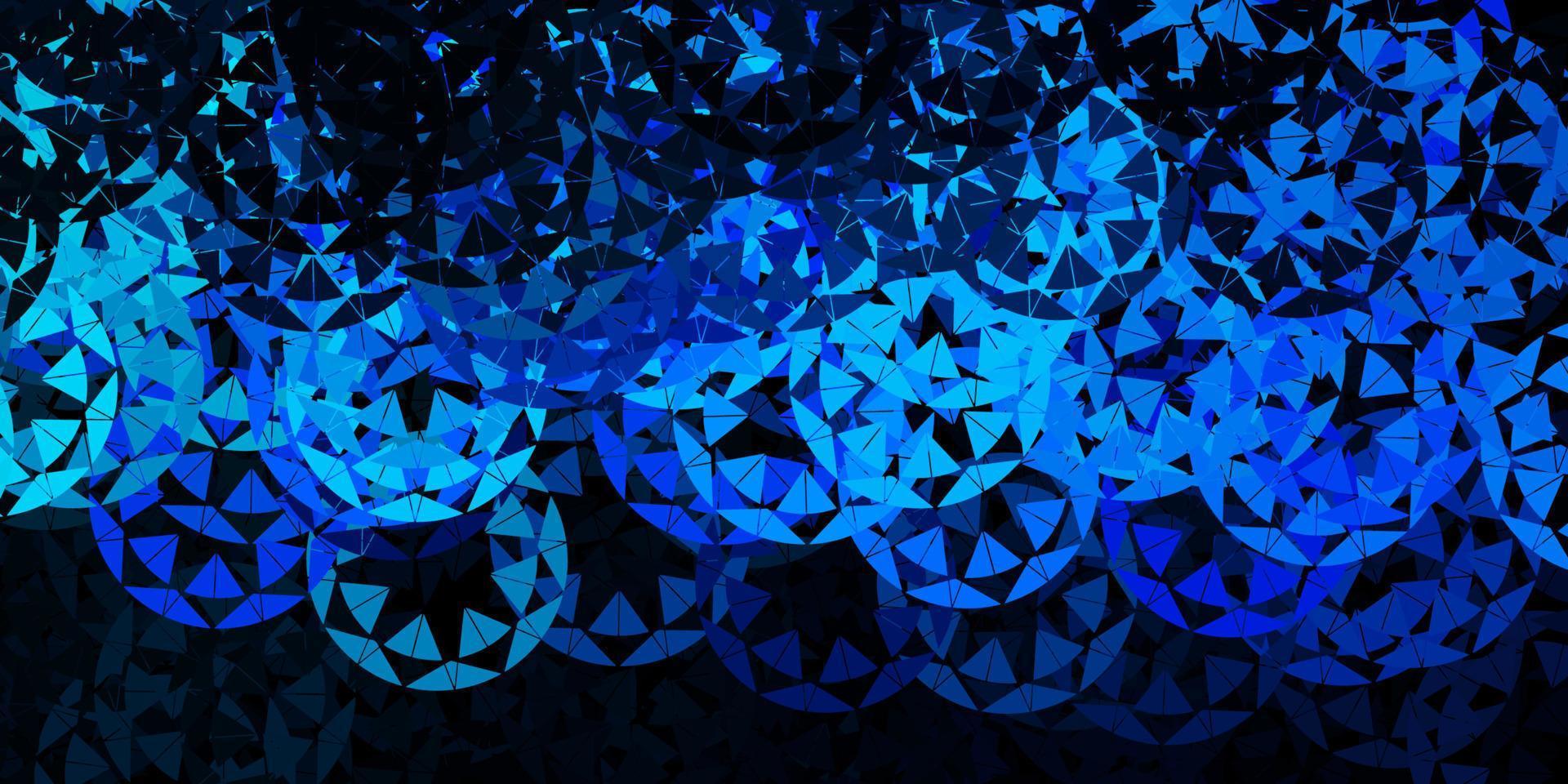 Dark Blue Green Vector Background With Polygonal Forms 11716473