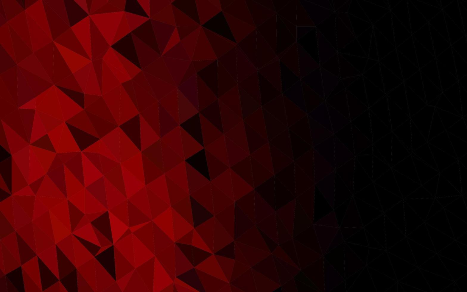 Dark Red Vector Shining Triangular Background 11717280 Vector Art At
