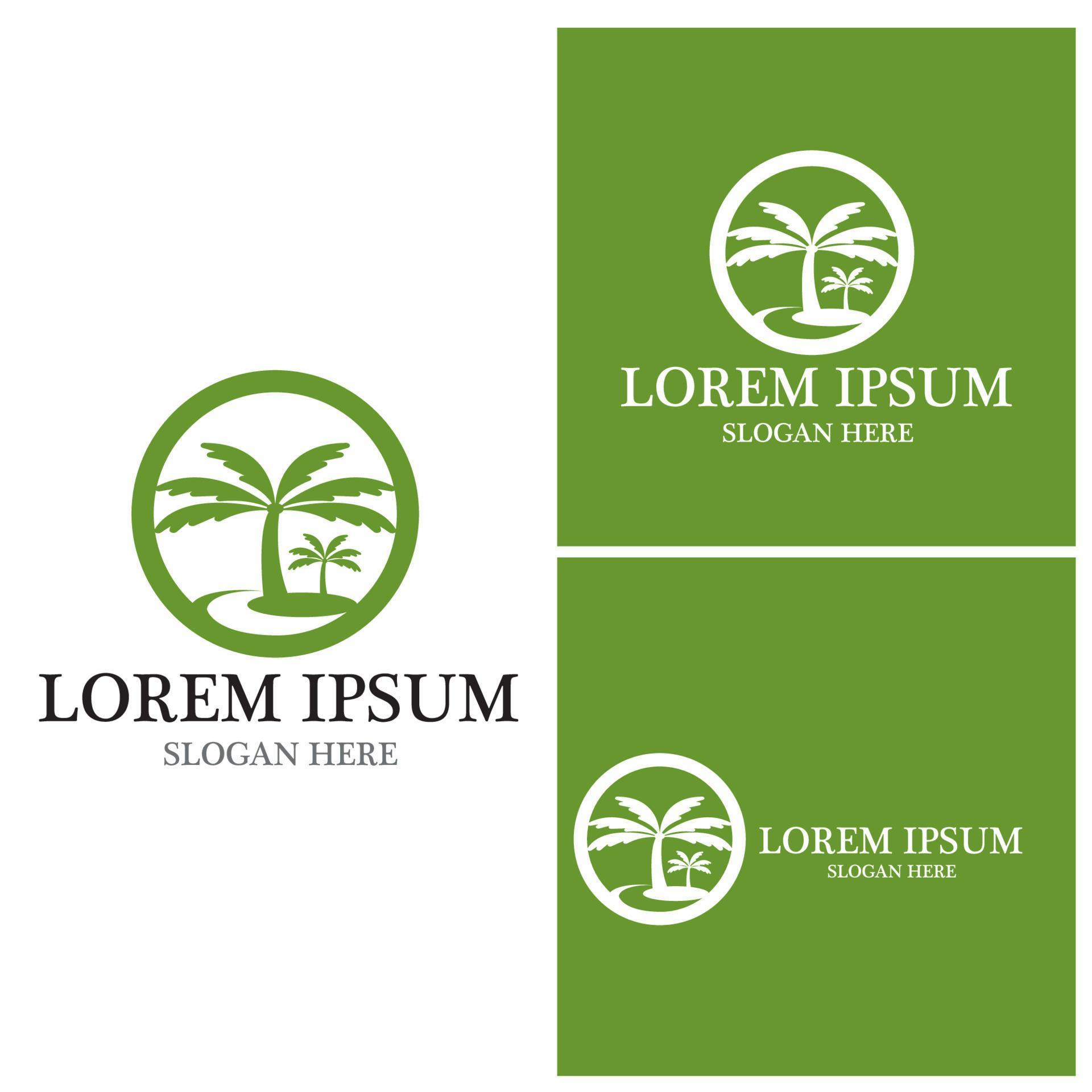 Tree icon and symbol vector template 11717906 Vector Art at Vecteezy