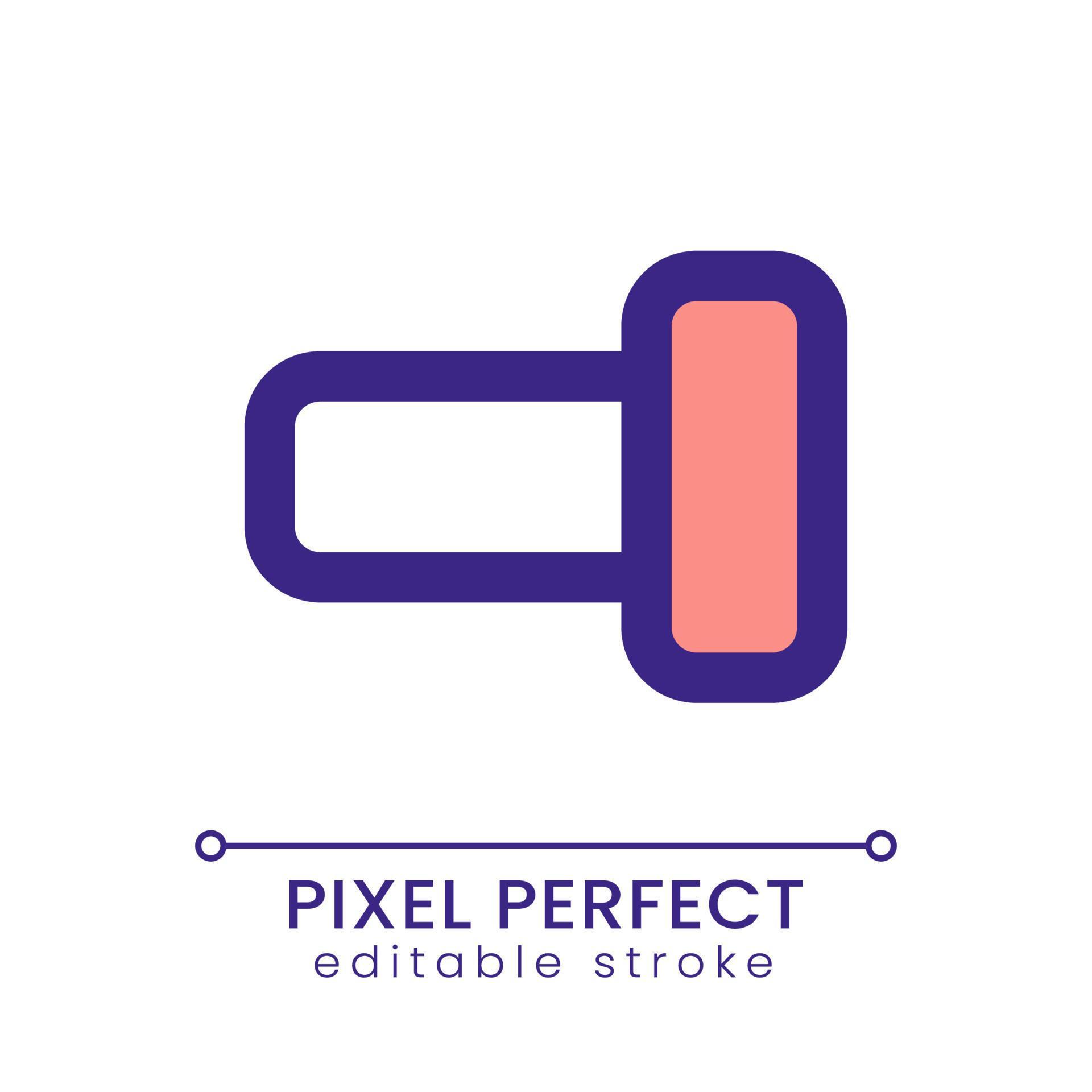 Switch On Pixel Perfect Rgb Color Ui Icon Mobile Application Control Turn On Simple Filled