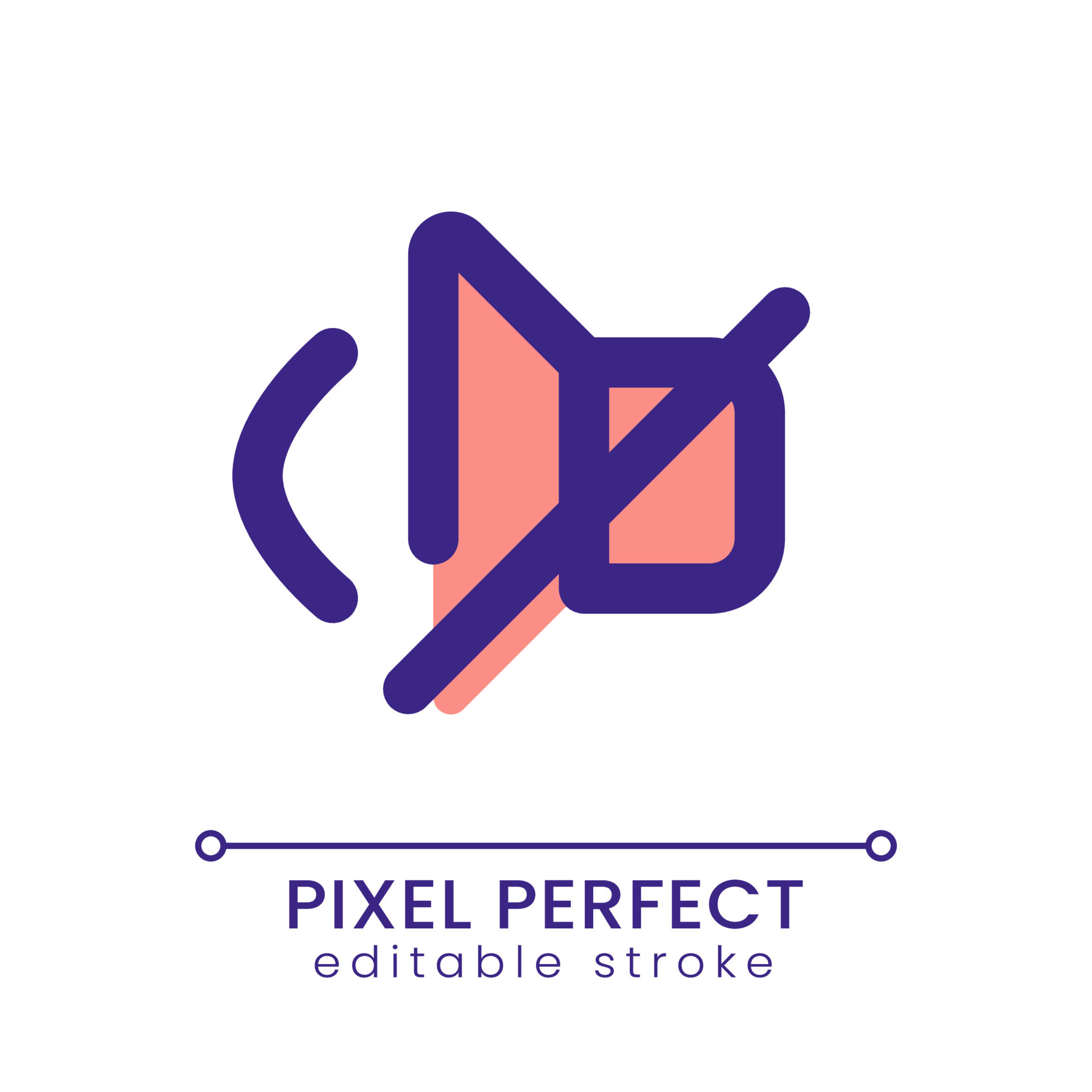 Mute Sound Pixel Perfect Rgb Color Ui Icon Silent Mode Ringtone Off
