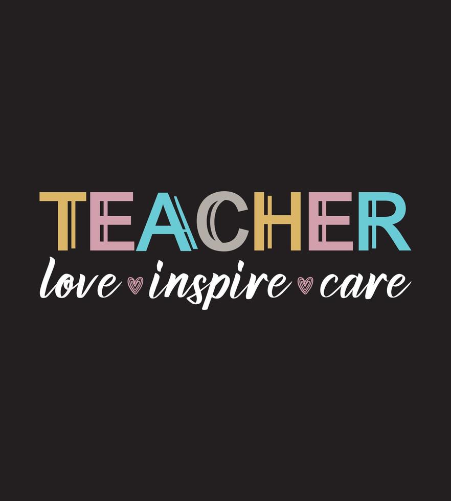 Teacher T Shirt Design With Vector 11719218 Vector Art At Vecteezy