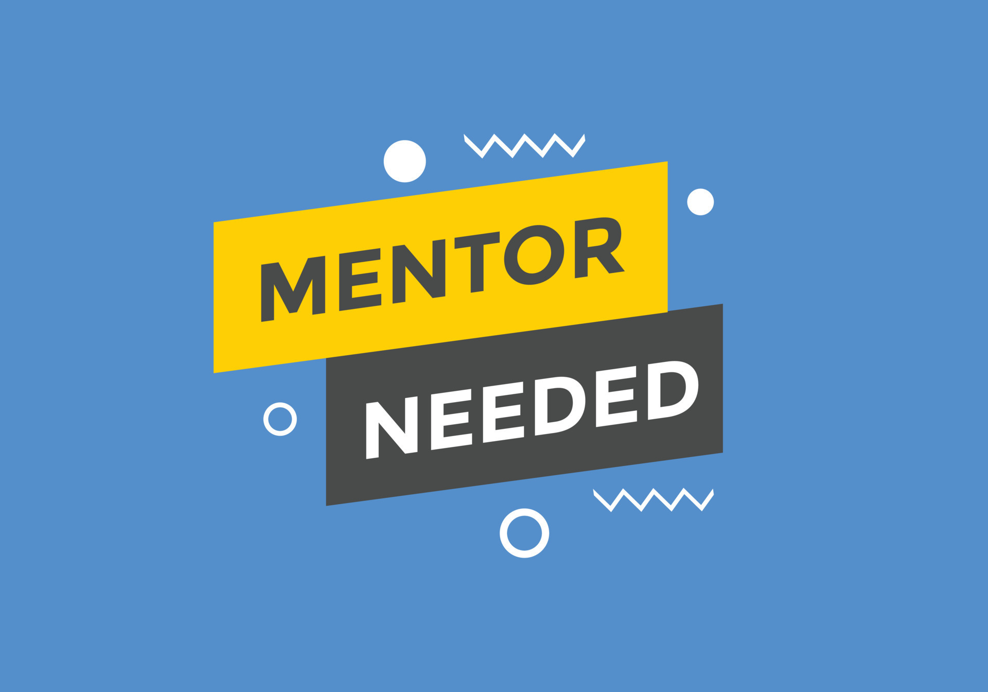 Mentor needed text button. Mentor needed sign speech bubble. Web banner ...