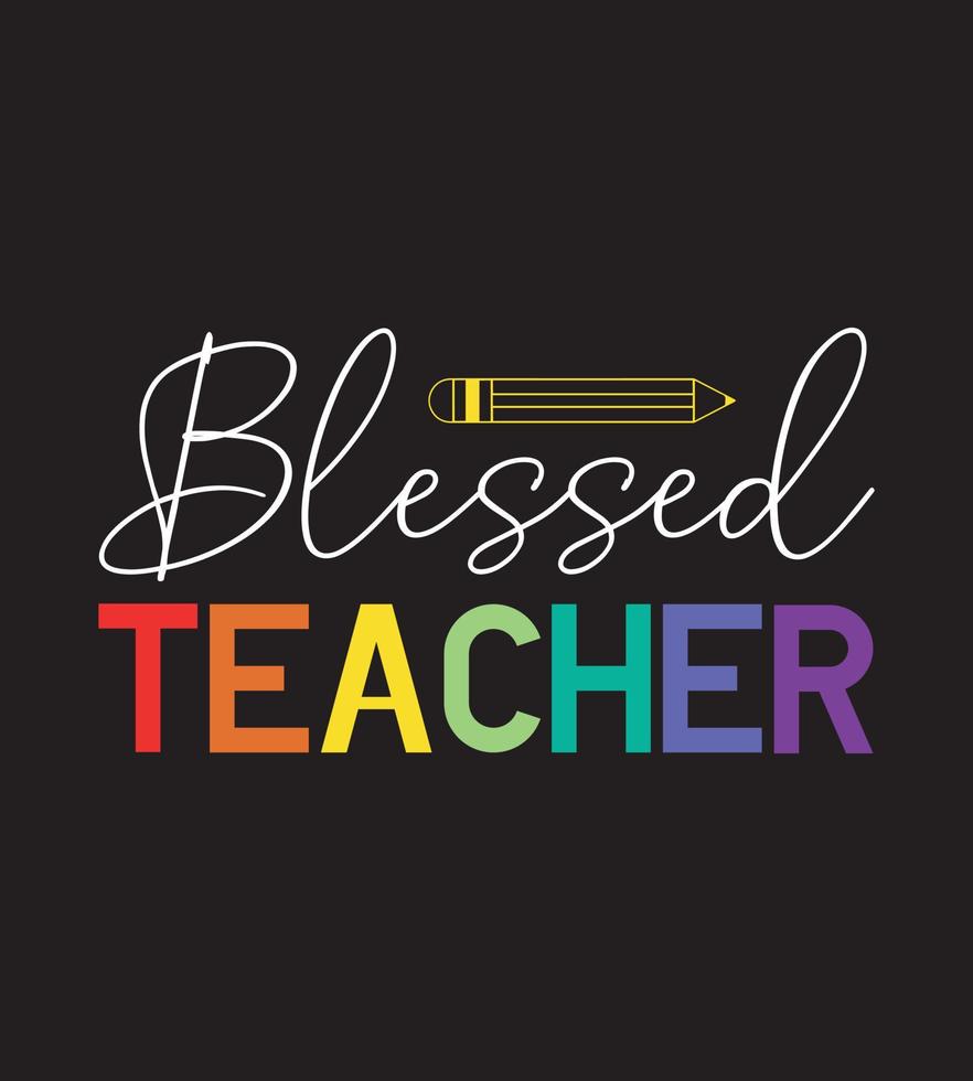 Teacher T Shirt Design With Vector 11719583 Vector Art At Vecteezy
