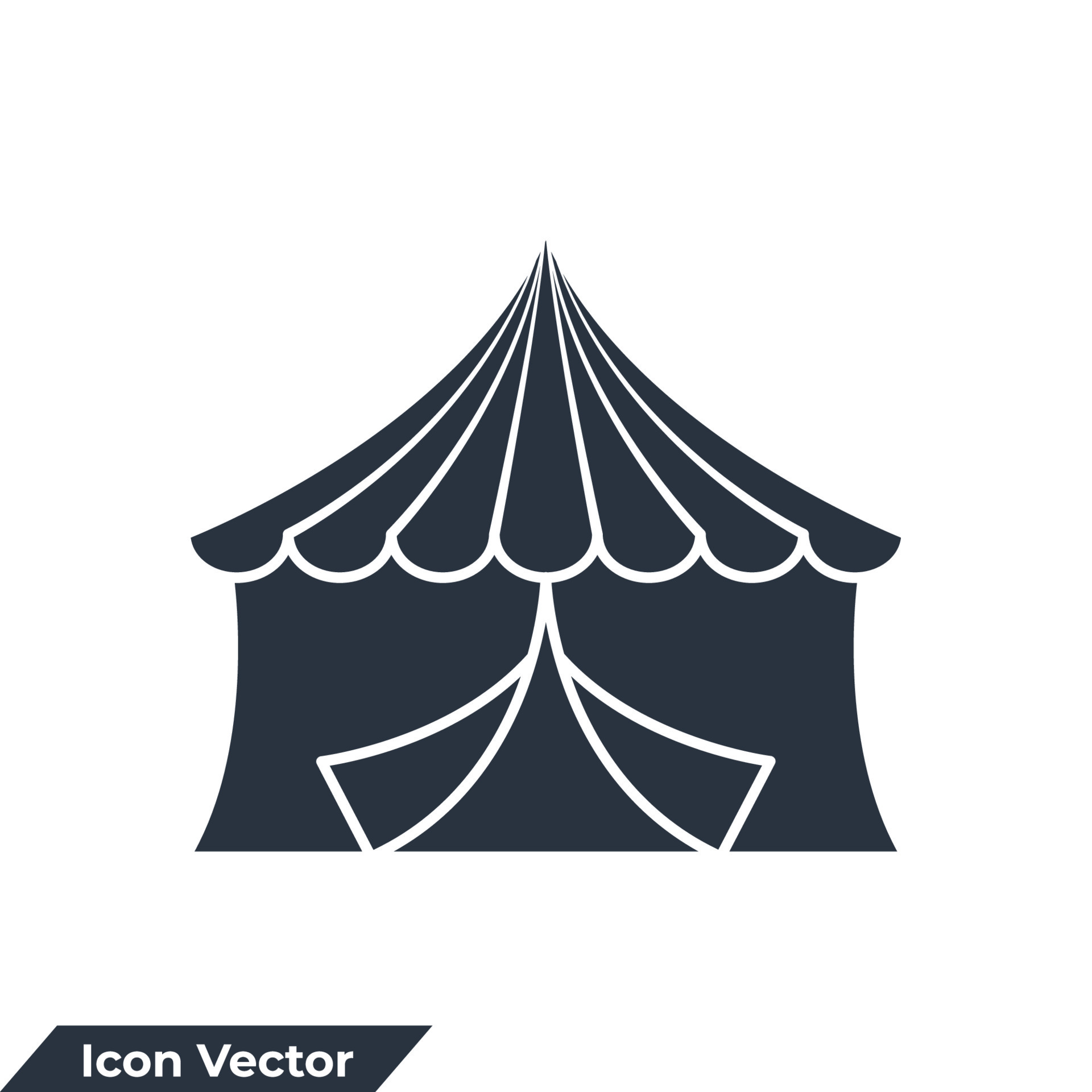 circus tent icon logo vector illustration. circus tent building symbol ... circus tent icon logo vector illustration. circus tent building symbol ...