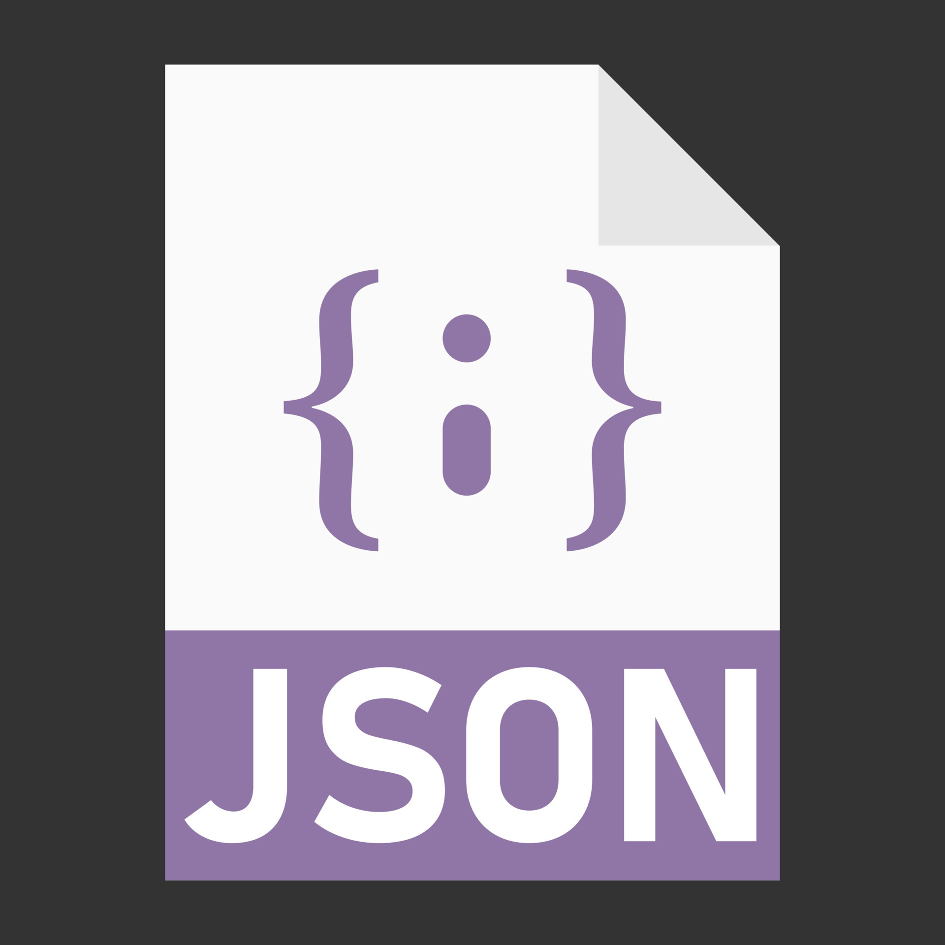 Modern Flat Design Of Json File Icon For Web 11721477 Vector Art At