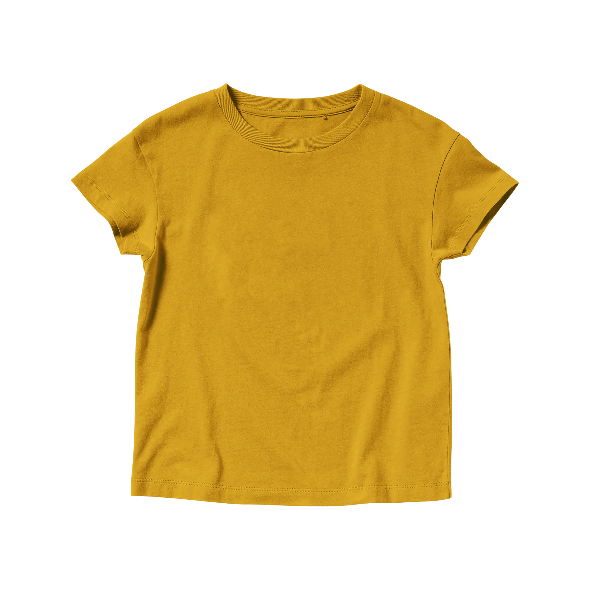 Blank Orange T-shirt Crew Neck Short Sleeve for Kids 11728283 PNG Blank Orange T-shirt Crew Neck Short Sleeve for Kids 11728283 PNG