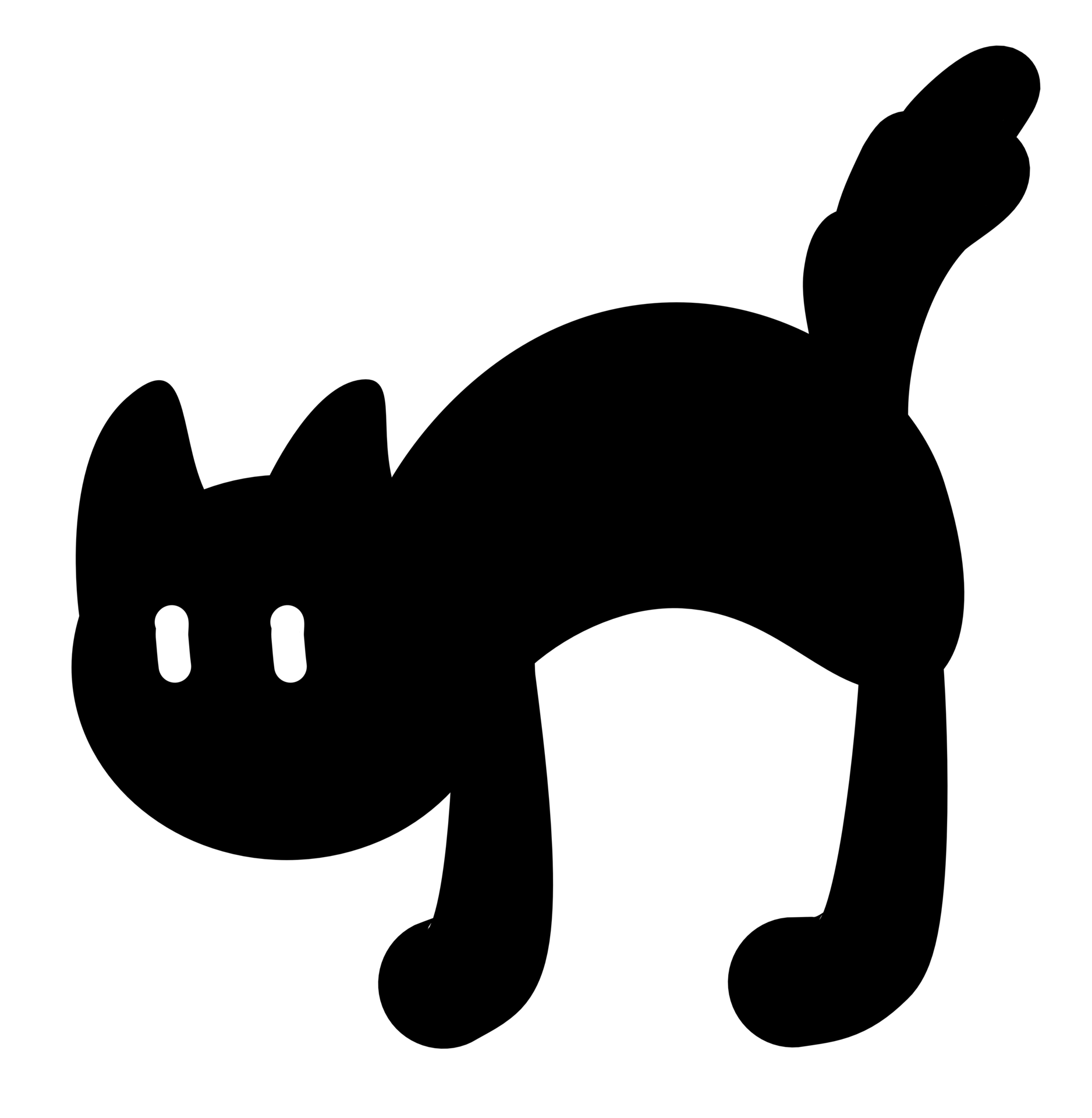Halloween Black Cat Silhouette Pose 11731235 PNG Halloween Black Cat Silhouette Pose 11731235 PNG