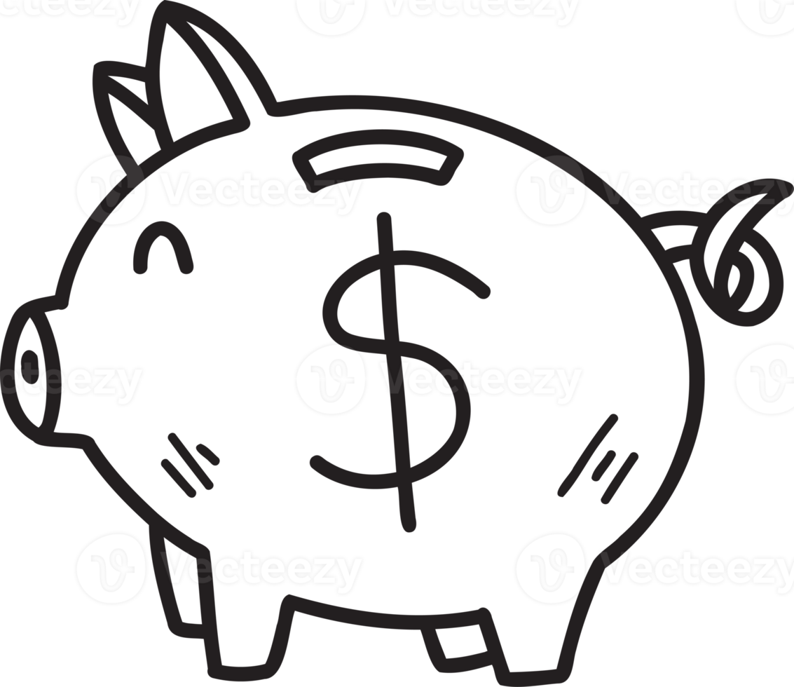 Hand Drawn piggy bank illustration 11731612 PNG Hand Drawn piggy bank illustration 11731612 PNG