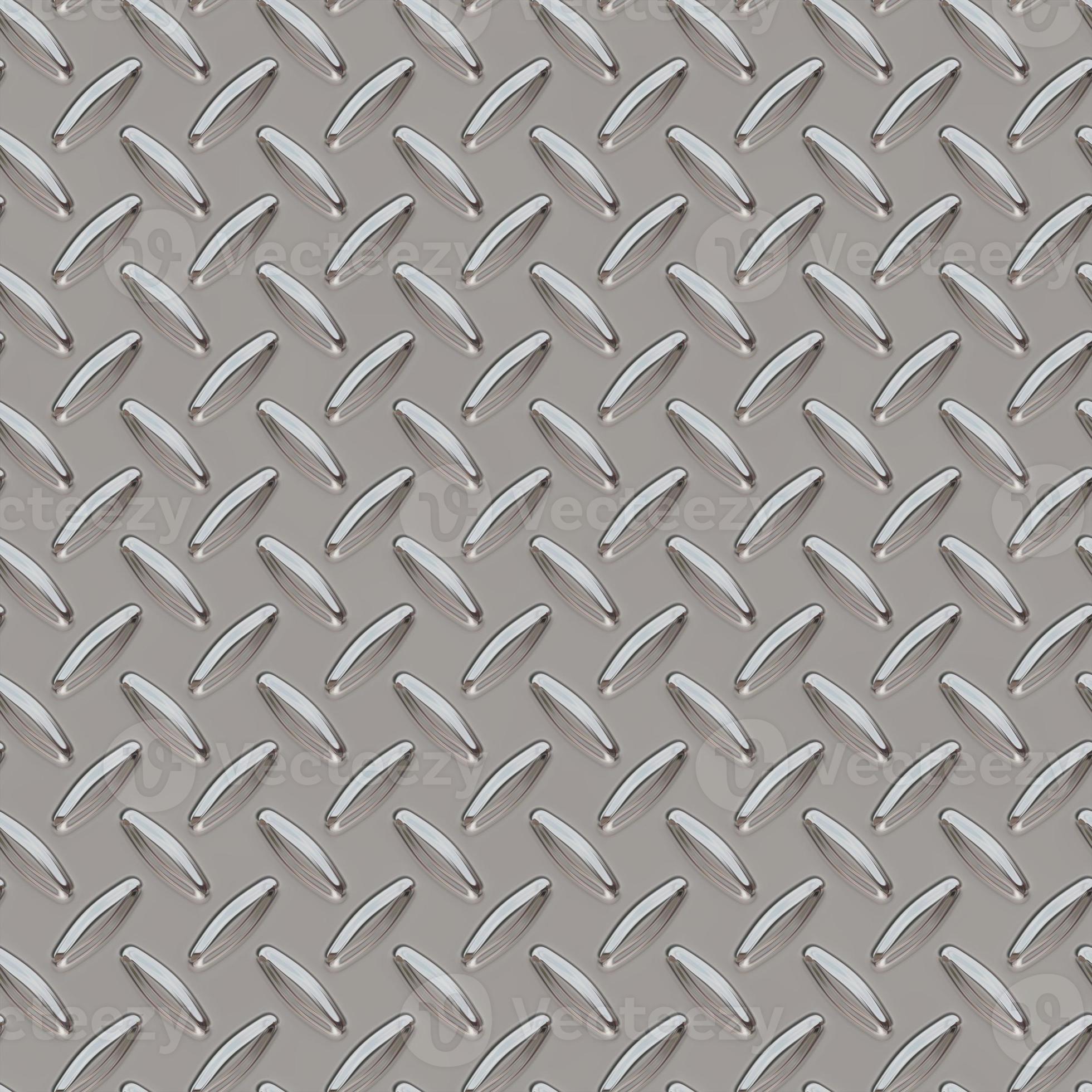 Metal flooring seamless pattern. Steel diamond plate, industry iron ... Metal flooring seamless pattern. Steel diamond plate, industry iron ...