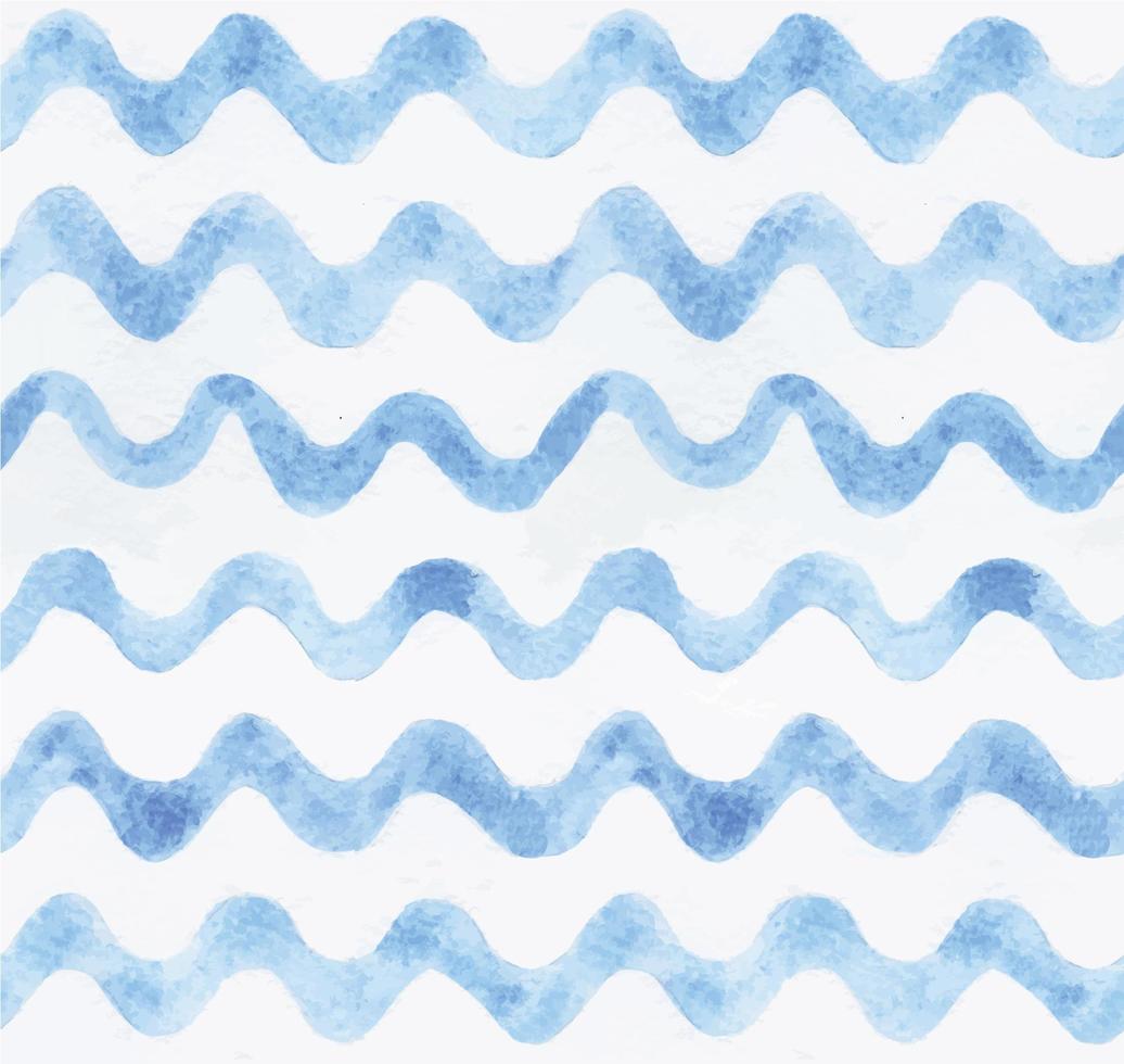 watercolor cute seamless pattern, abstract print with blue lines, waves ...