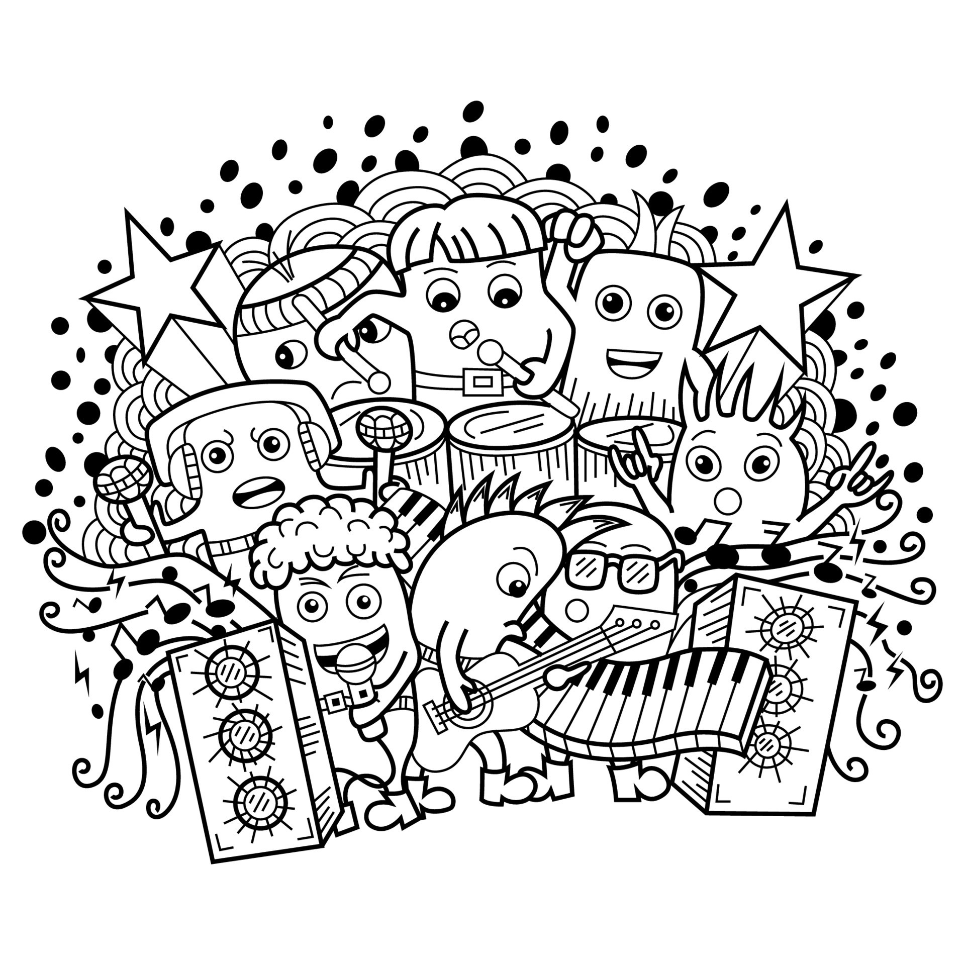 Music Doodle Art