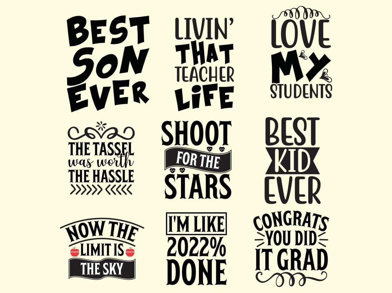 Teacher T Shirt Design Bundle 11751696 Vector Art At Vecteezy