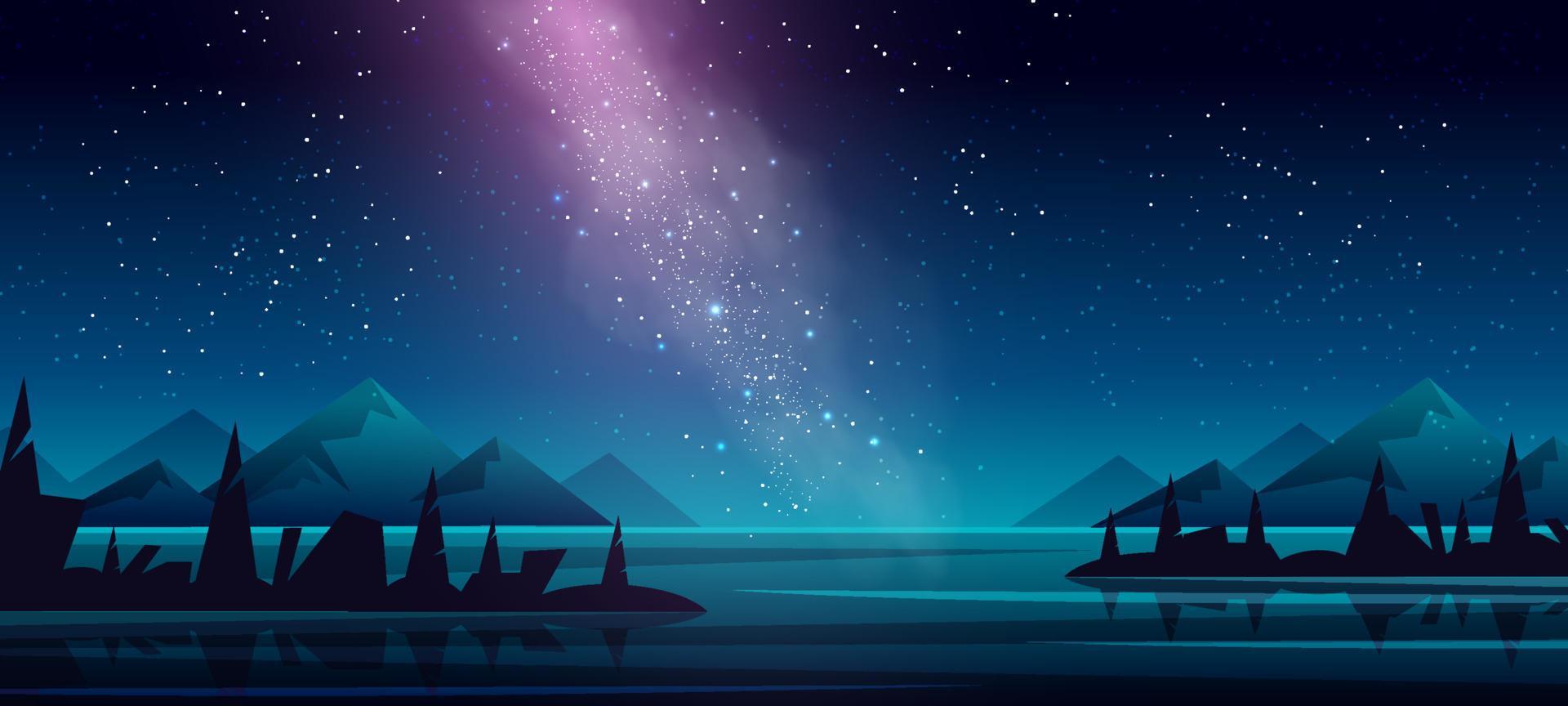 Milkyway Night Background 11754783 Vector Art at Vecteezy