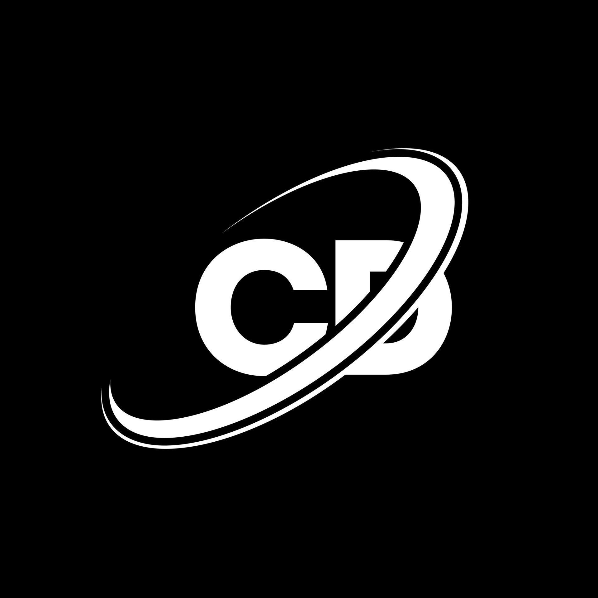 Cd C D Letter Logo Design Initial Letter Cd Linked Circle Uppercase Monogram Logo Red And Blue
