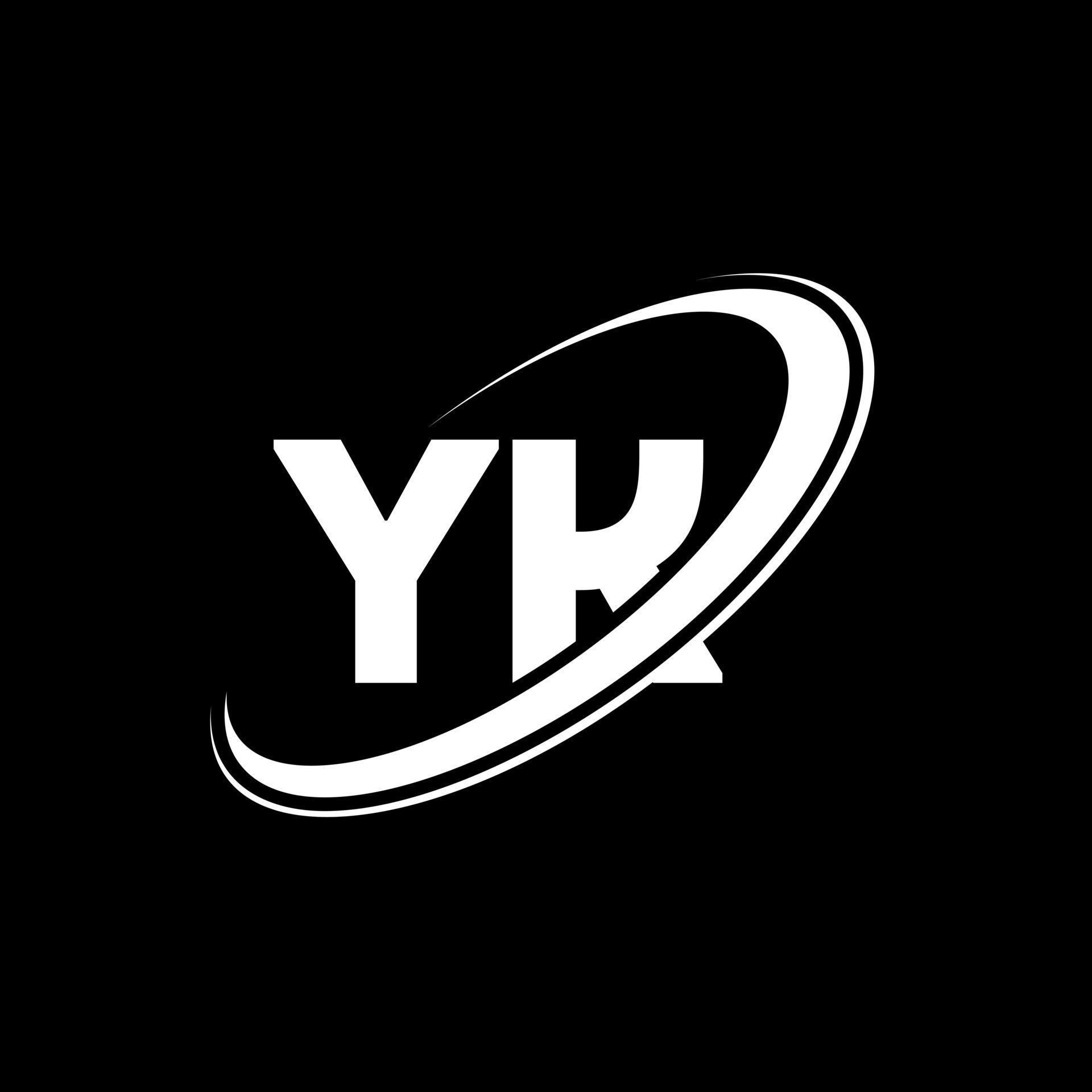 YK Y K letter logo design. Initial letter YK linked circle uppercase monogram logo red and blue ...