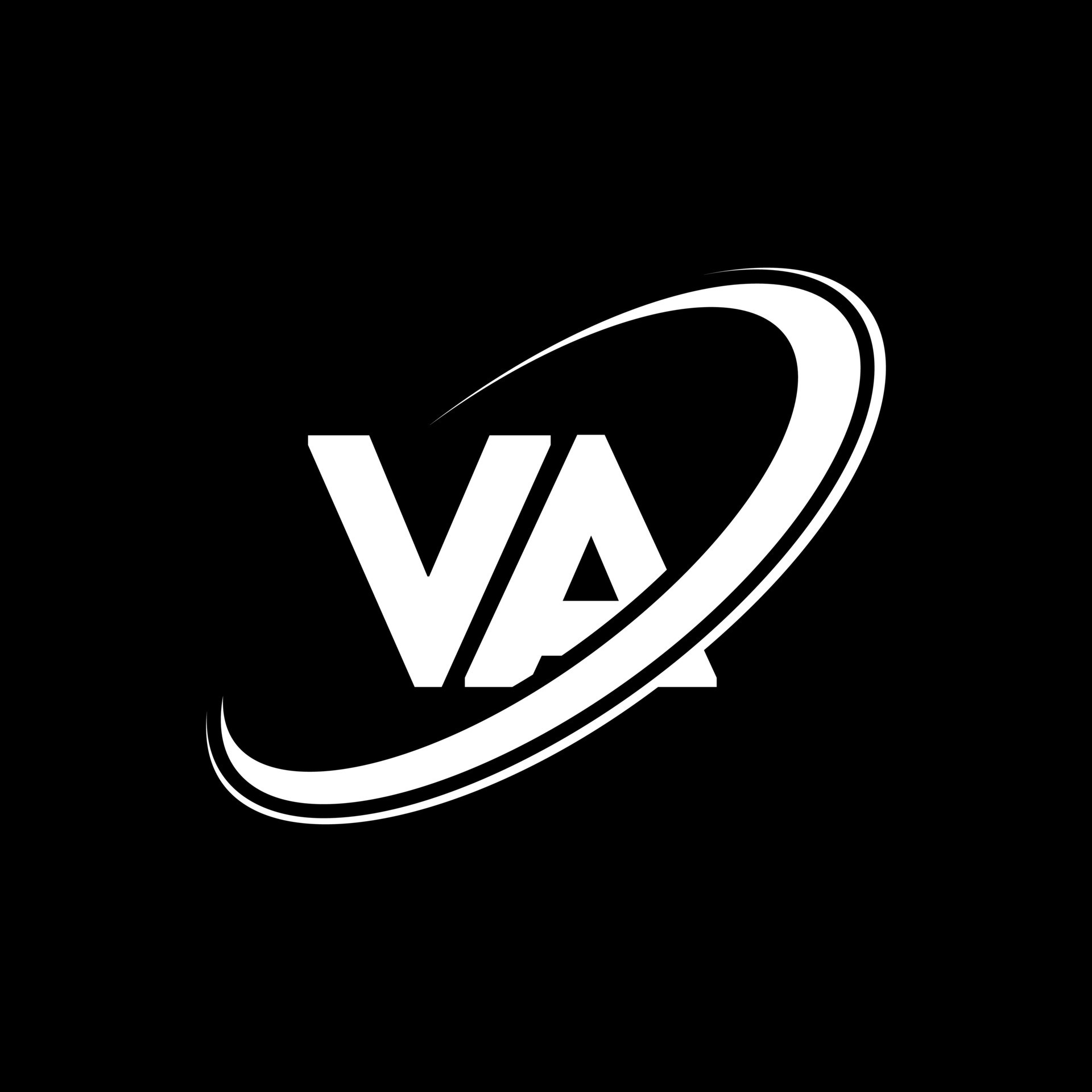 diseño del logotipo de la letra va va. letra inicial va círculo ... diseño del logotipo de la letra va va. letra inicial va círculo ...