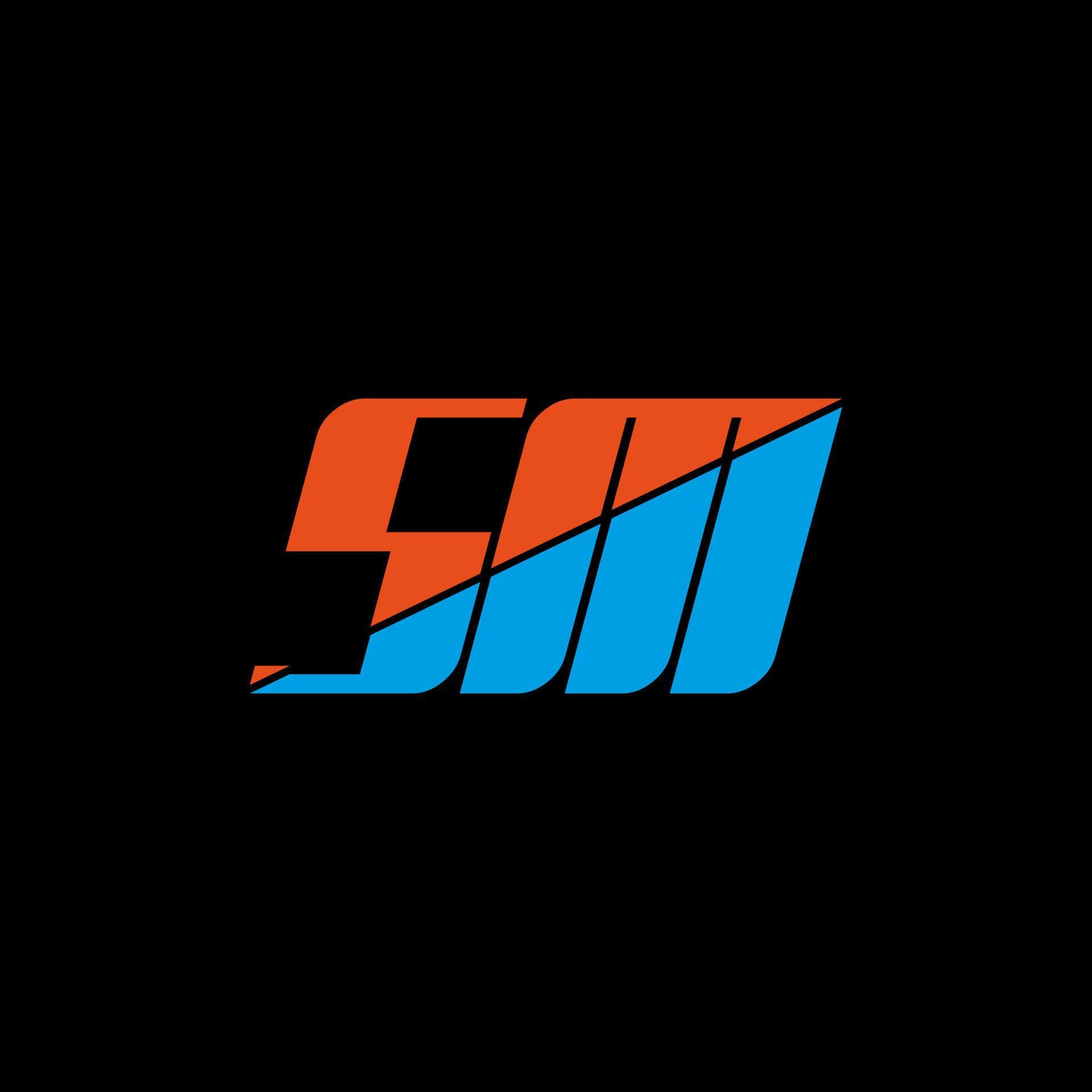 SM Letter Logo Design. Initial letters SM logo icon. Abstract letter SM ... SM Letter Logo Design. Initial letters SM logo icon. Abstract letter SM ...