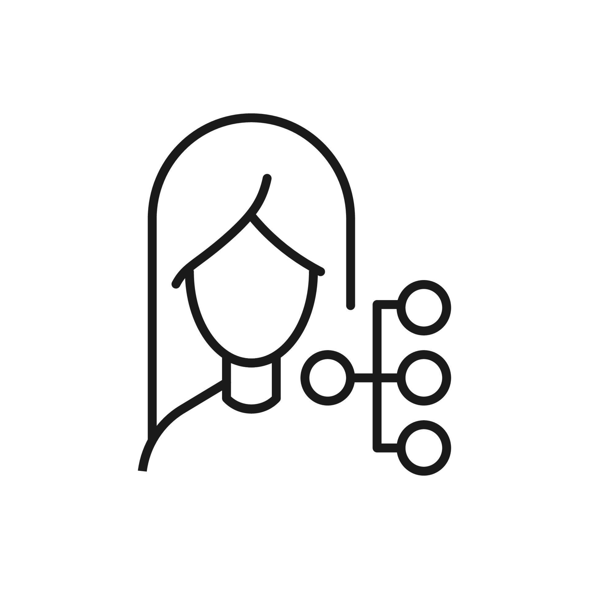 Profession, occupation, hobby of woman. Outline sign drawn with black ... Profession, occupation, hobby of woman. Outline sign drawn with black ...
