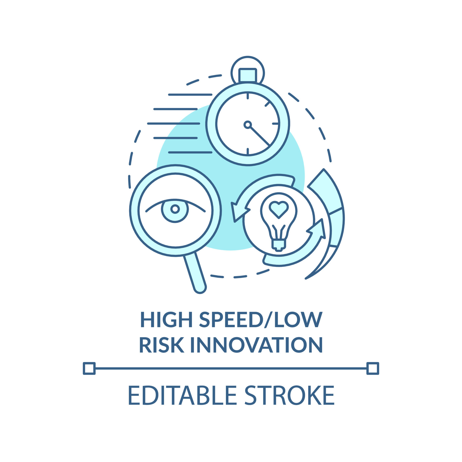 High speed and low risk innovation turquoise concept icon. Future ... High speed and low risk innovation turquoise concept icon. Future ...