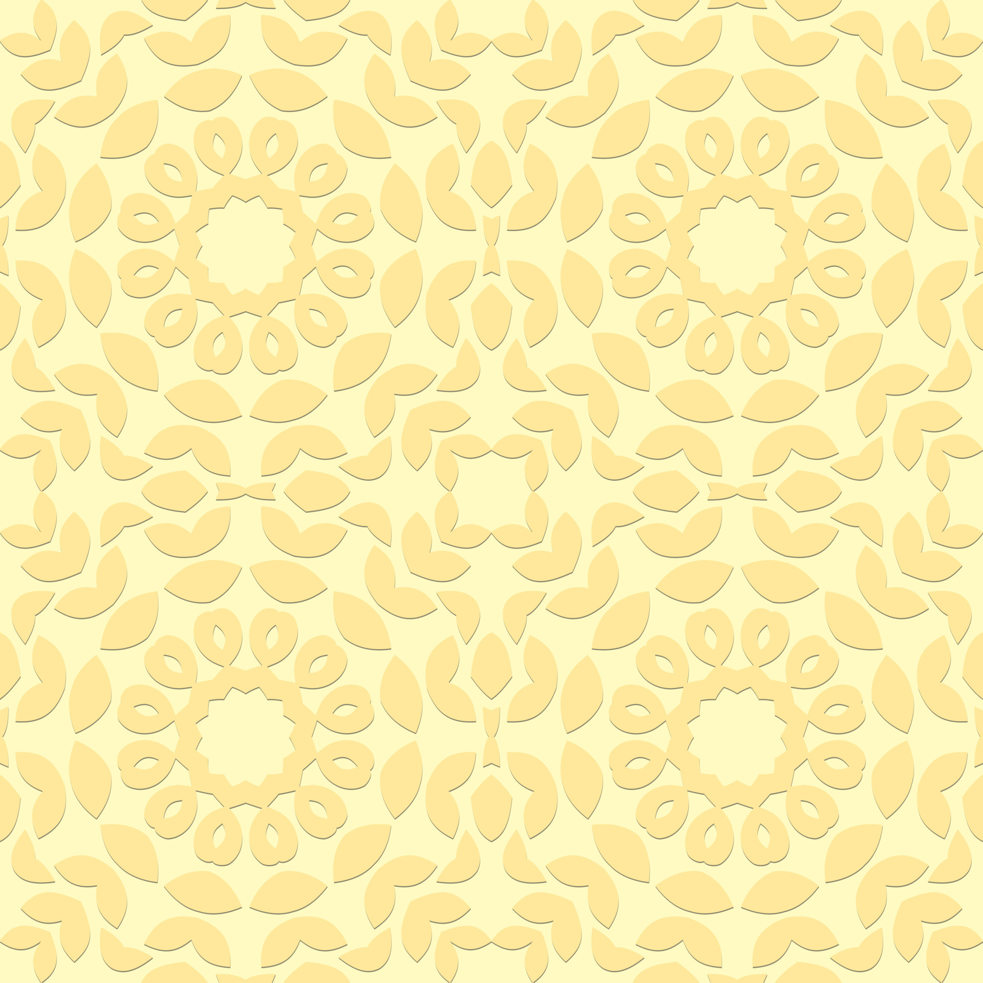 Floral Seamless Pattern With Mandala Ethnic Tiled Ornament Geometric Print Design Vintage