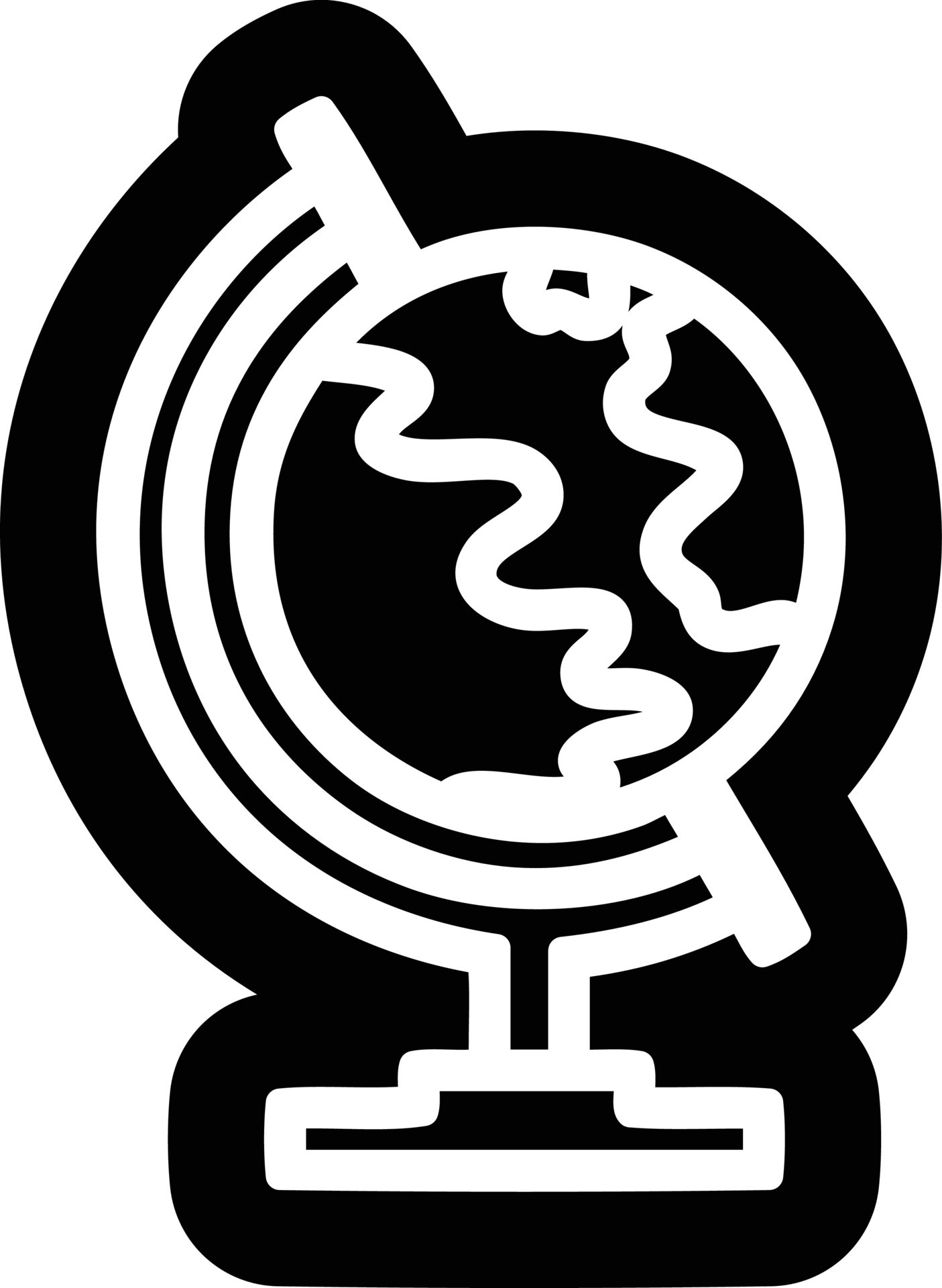 Globe Map Icon 11765471 Vector Art At Vecteezy