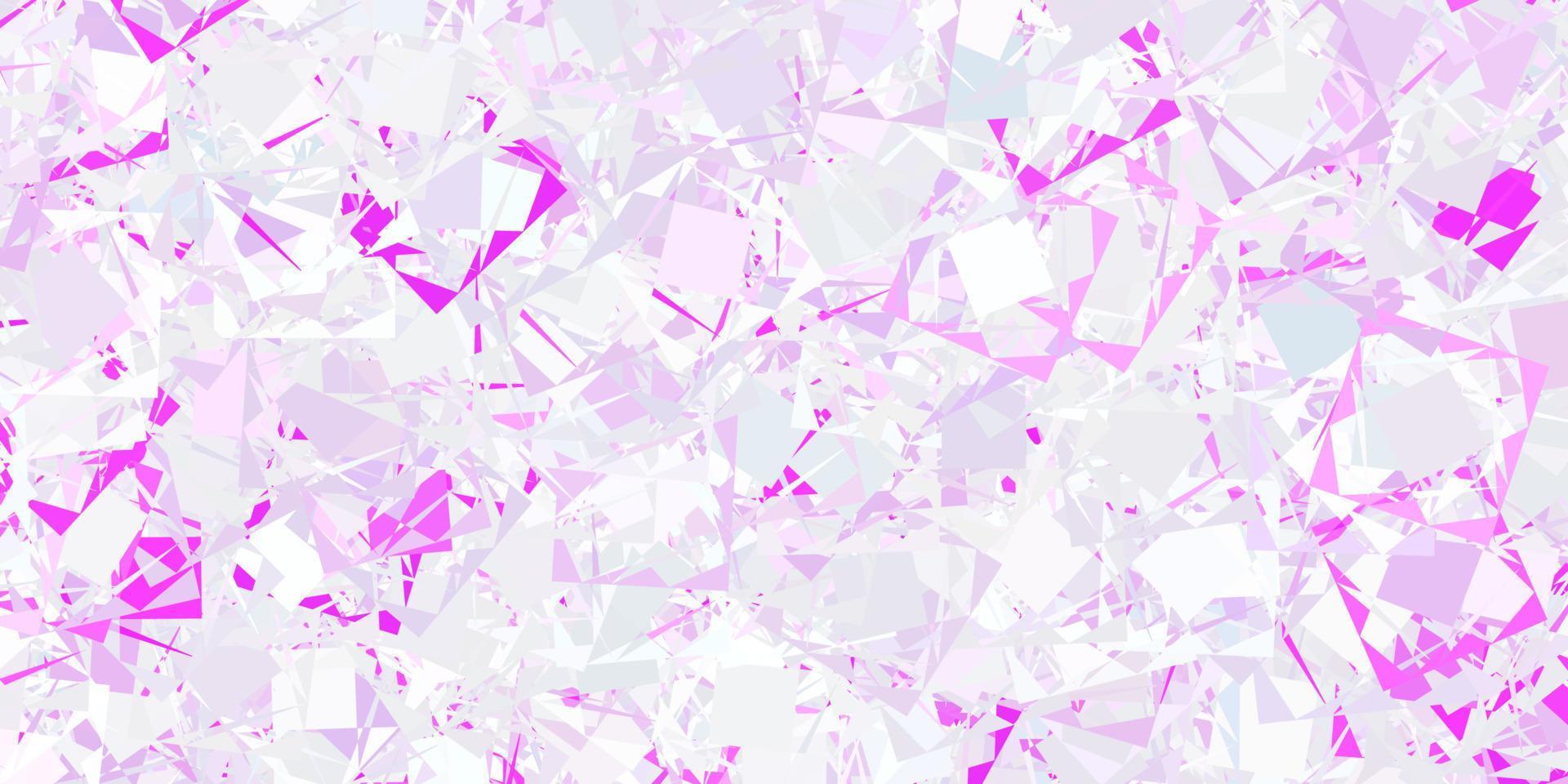 Light Purple vector pattern with polygonal shapes. 11767553 Vector Art ...