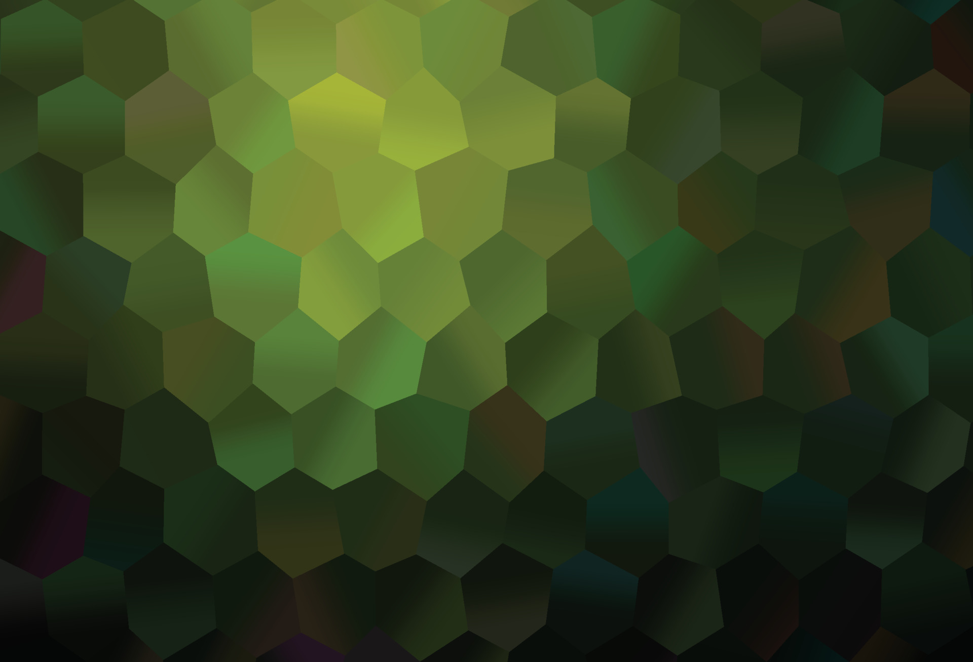 Patrón De Vector Verde Oscuro Con Hexágonos De Colores 11767948 Vector