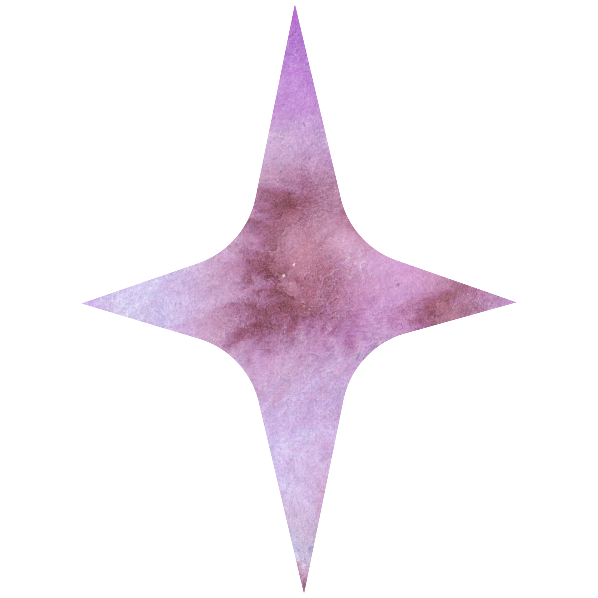 Blue watercolor star. Celestial element, space, sky. Transparent png clipart for design 11768072 PNG