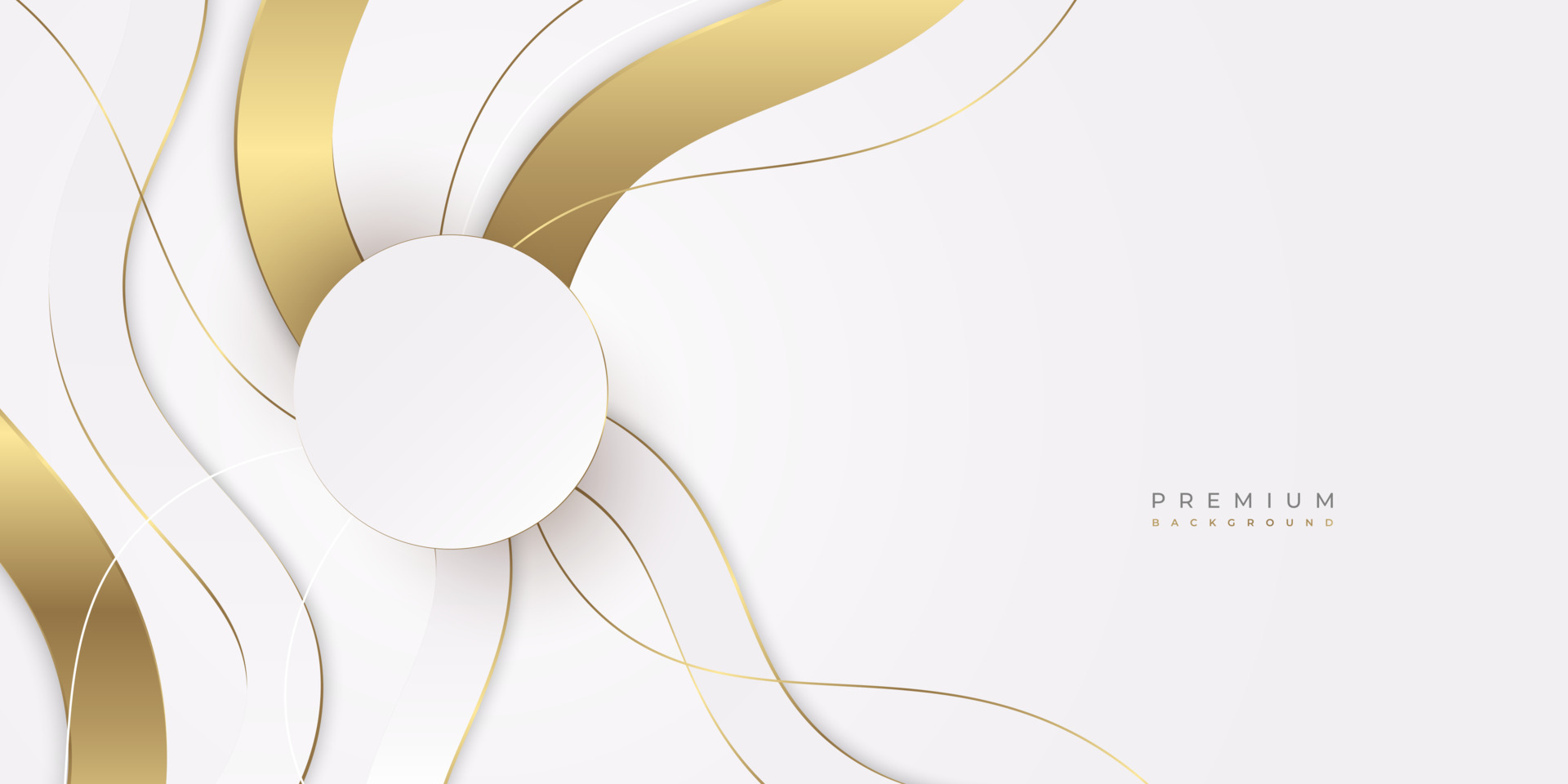 Luxury White and Gold Background with Golden Lines and Paper Cut Style ... Luxury White and Gold Background with Golden Lines and Paper Cut Style ...