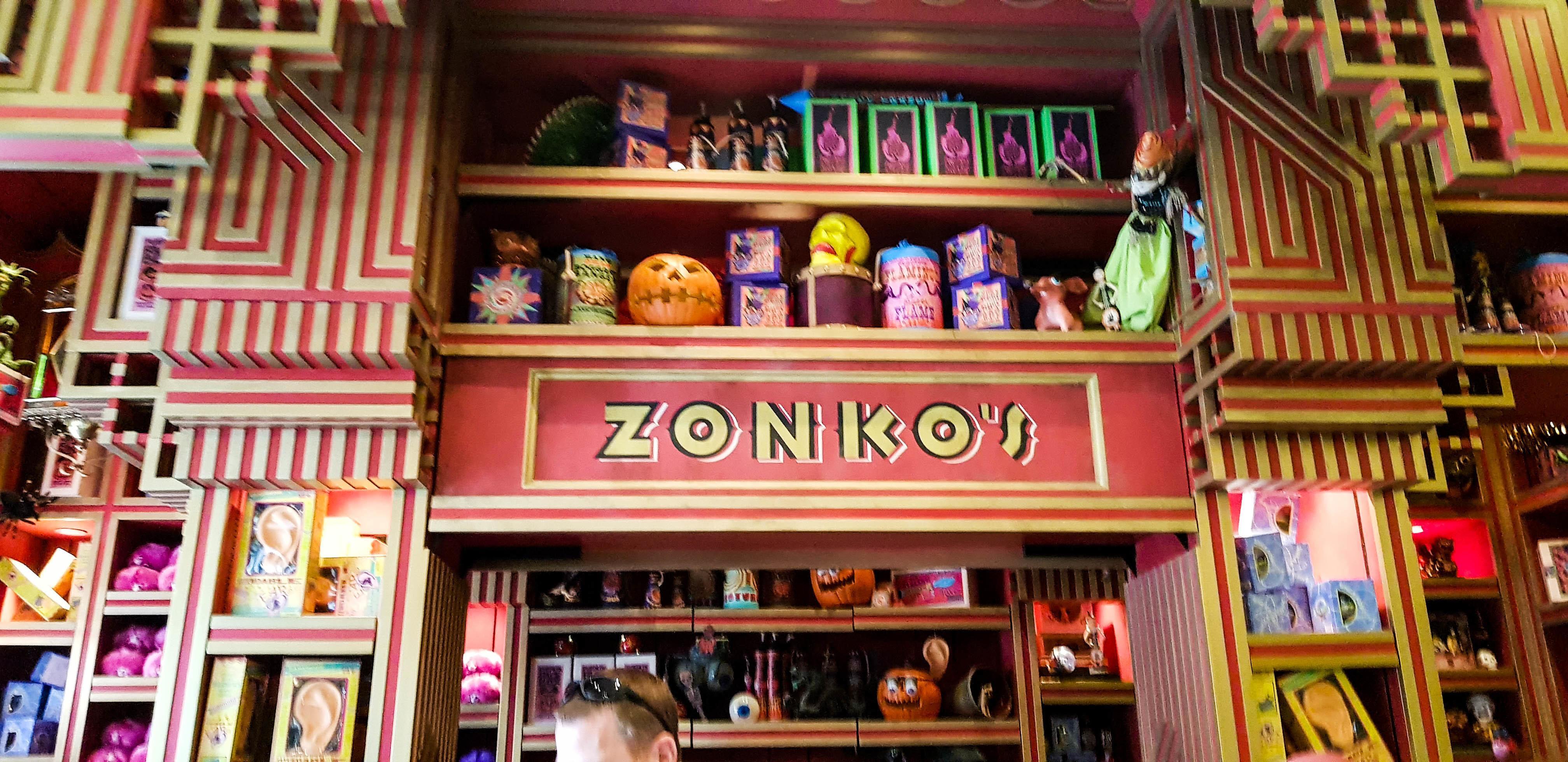 Osaka, Japan on April 2019. Zonko's Joke Shop at Universal Studio Japan, was a wizarding joke ...