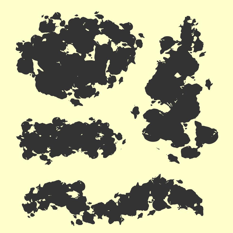 Grunge brush strokes collection set 11772967 Vector Art at Vecteezy