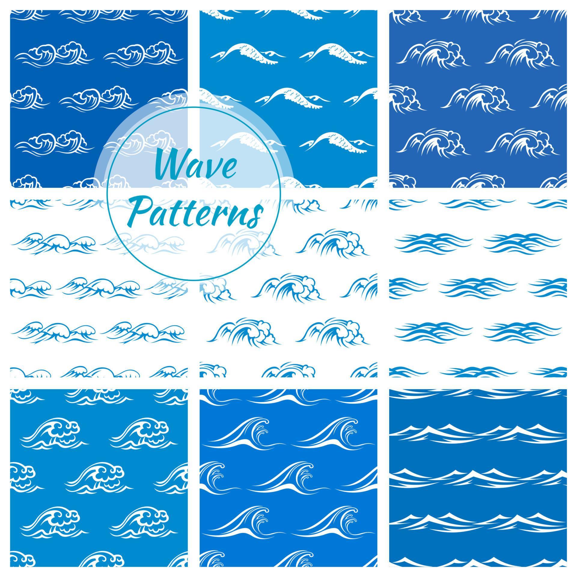 Ocean waves seamless pattern backgrounds 11776697 Vector Art at Vecteezy Ocean waves seamless pattern backgrounds 11776697 Vector Art at Vecteezy