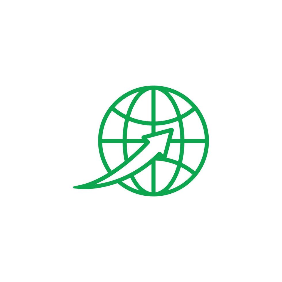 eps10 green vector internet or go to web with arrow line art icon ... eps10 green vector internet or go to web with arrow line art icon ...