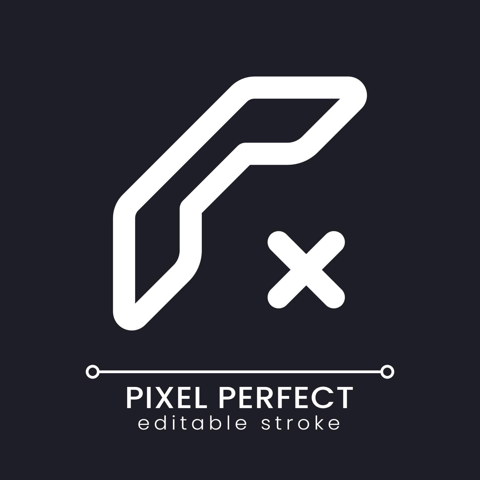 rechazar llamada pixel perfect white linear ui icon for dark theme ... rechazar llamada pixel perfect white linear ui icon for dark theme ...