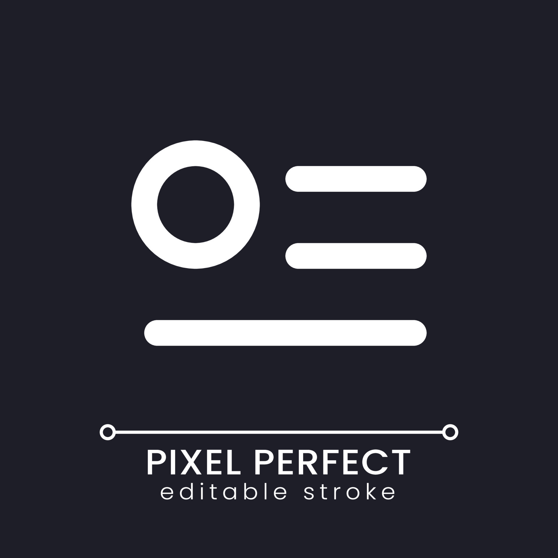 Menu Notification Pixel Perfect White Linear Ui Icon For Dark Theme Software Settings Update