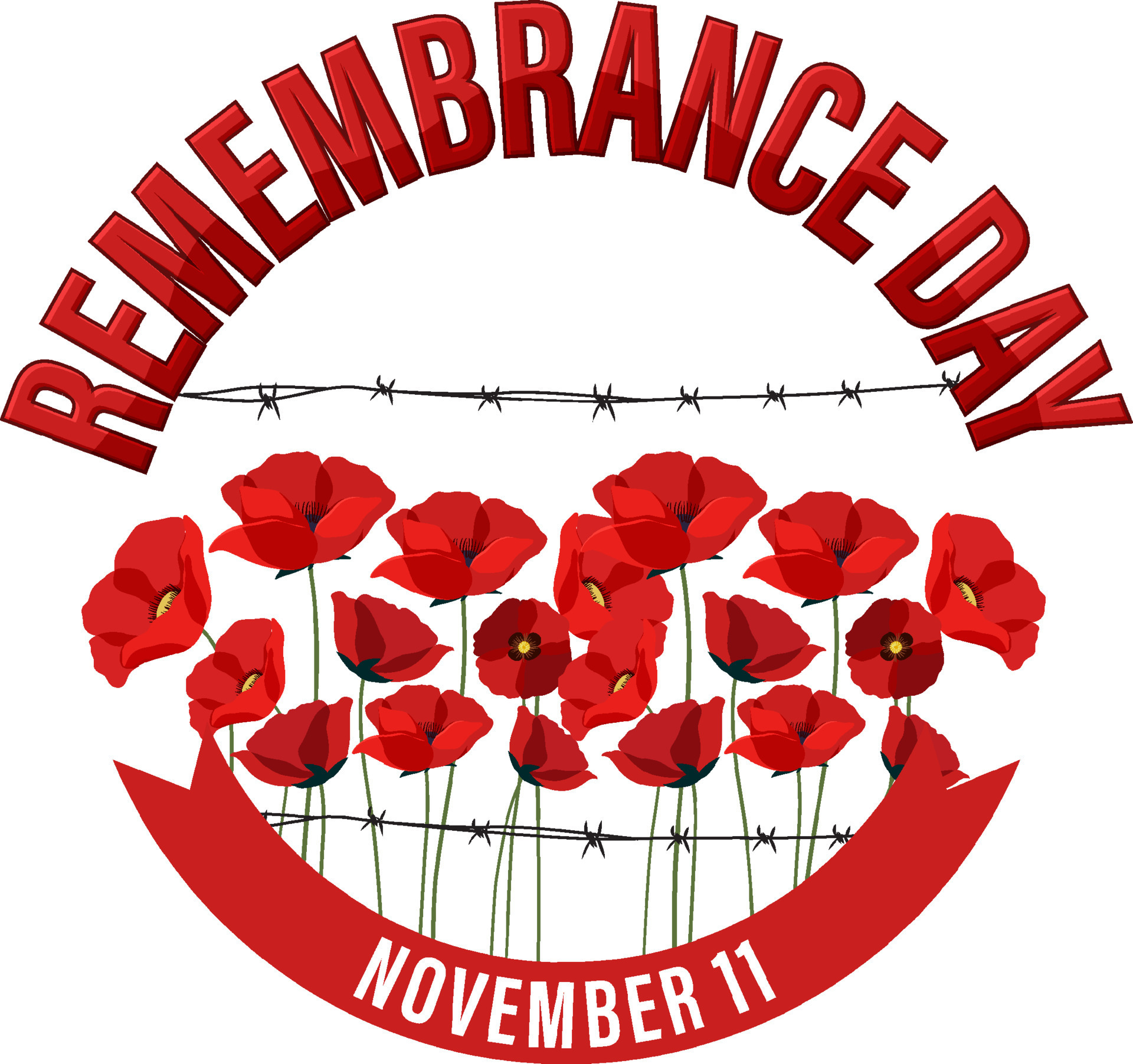 Remembrance Day Logo Design 11778825 Vector Art at Vecteezy