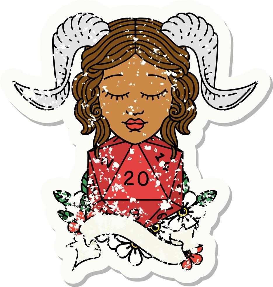 Retro Tattoo Style tiefling with natural twenty dice roll 11782480 ... Retro Tattoo Style tiefling with natural twenty dice roll 11782480 ...