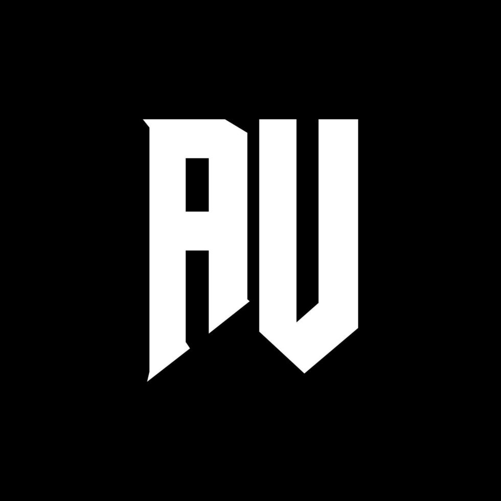 Au Letter Logo Design Initial Letters Au Gamings Logo Icon For Technology Companies Tech