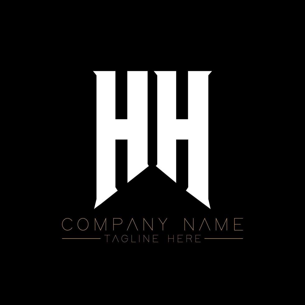 Diseño Del Logotipo De La Letra Hh Letras Iniciales Hh Icono Del