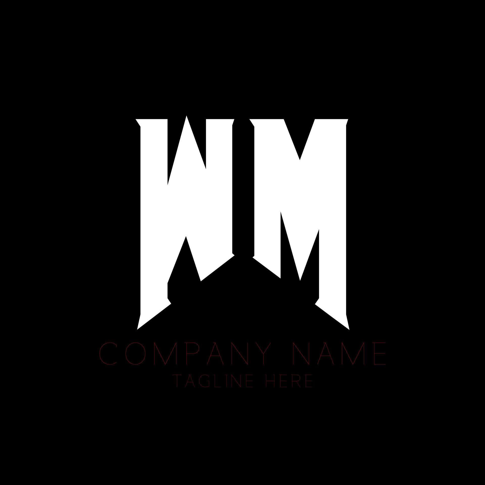 WM Letter Logo Design. Initial letters WM gaming's logo icon for ... WM Letter Logo Design. Initial letters WM gaming's logo icon for ...