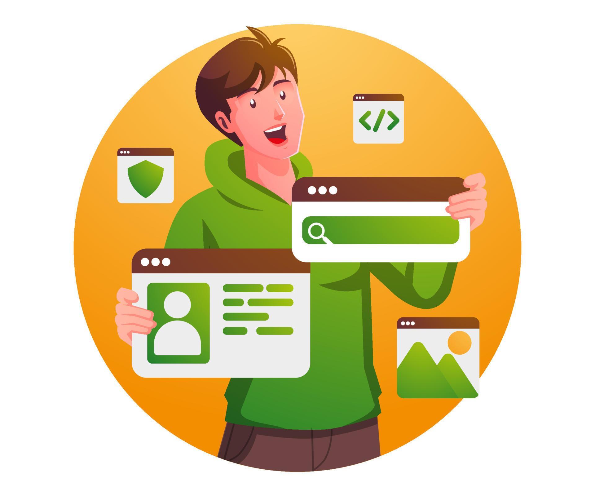 programmer engineering and Website development programming or coding 11791638 Vector Art at Vecteezy