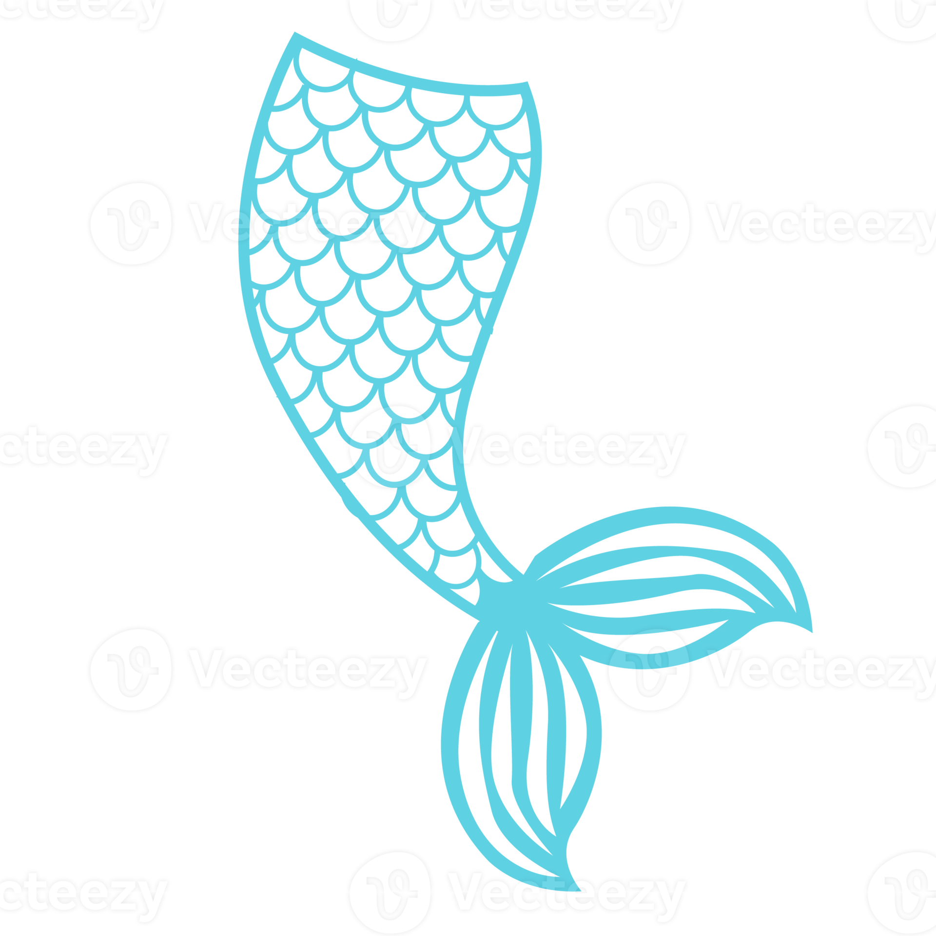 Elemento De Diseño De Cola De Sirena 11794218 Png
